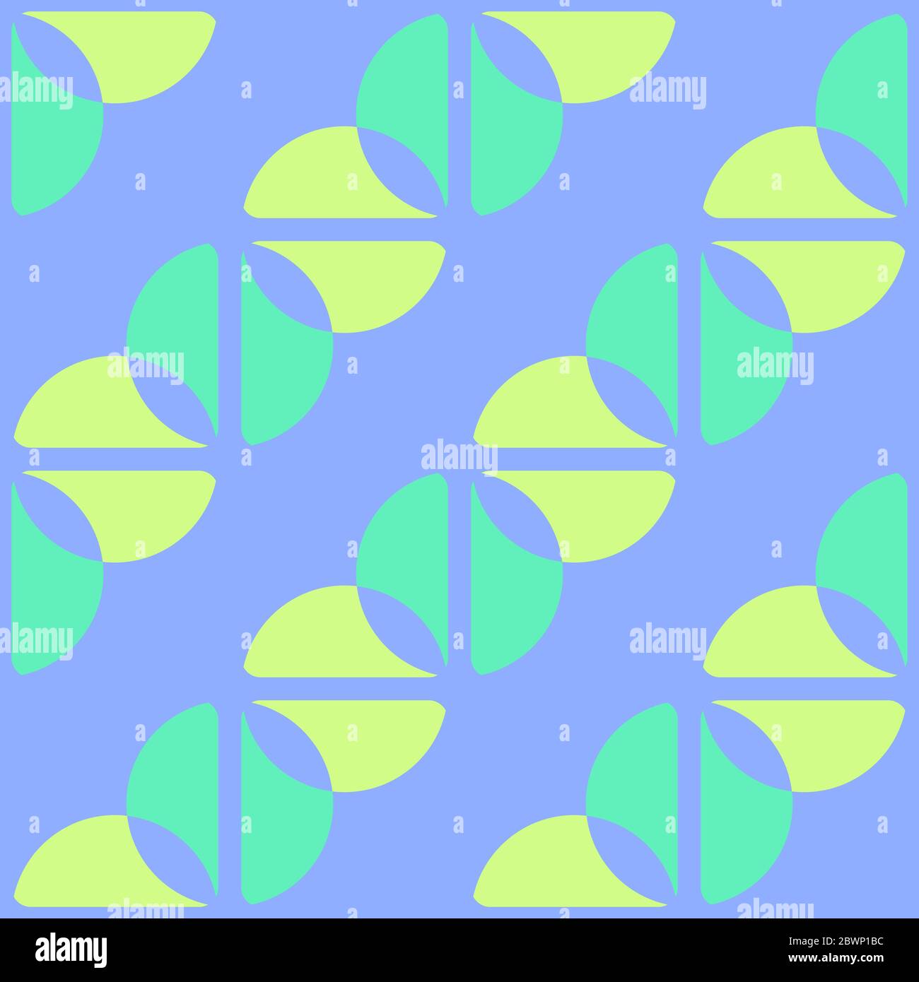 Simple abstract geometric design. Rounded repeated pattern for textile ...