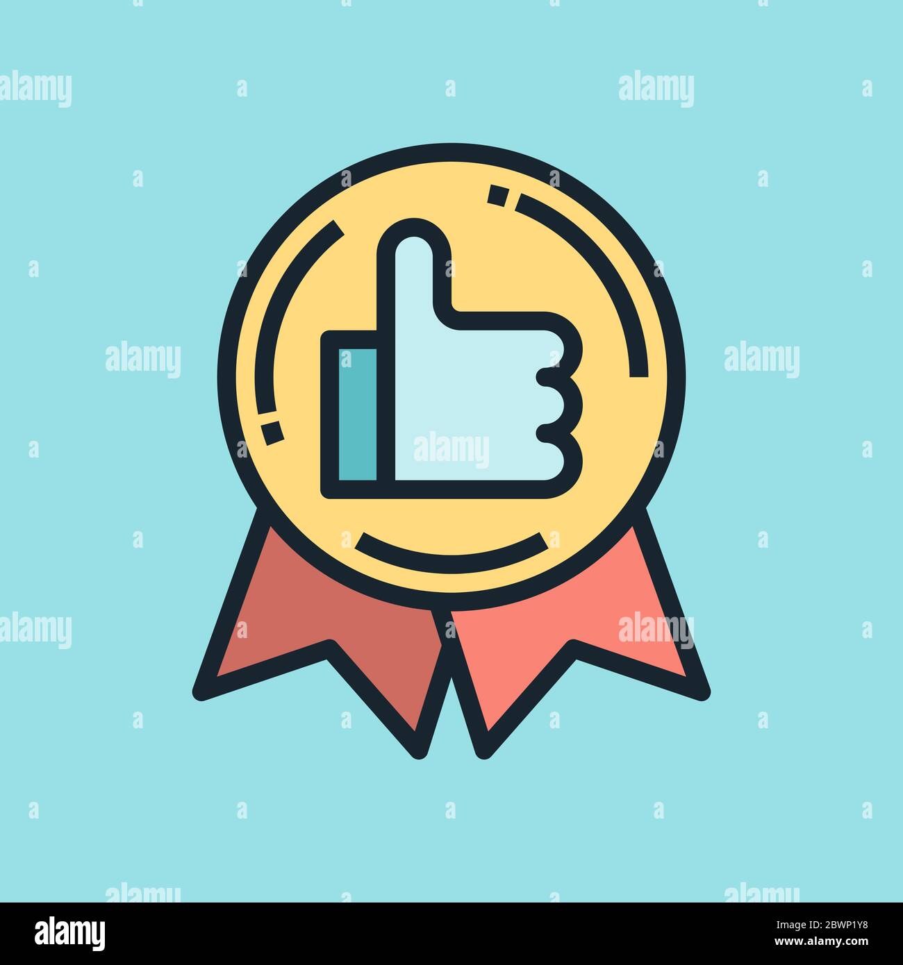 Social Proof. Digital marketing concept illustration, flat design ...