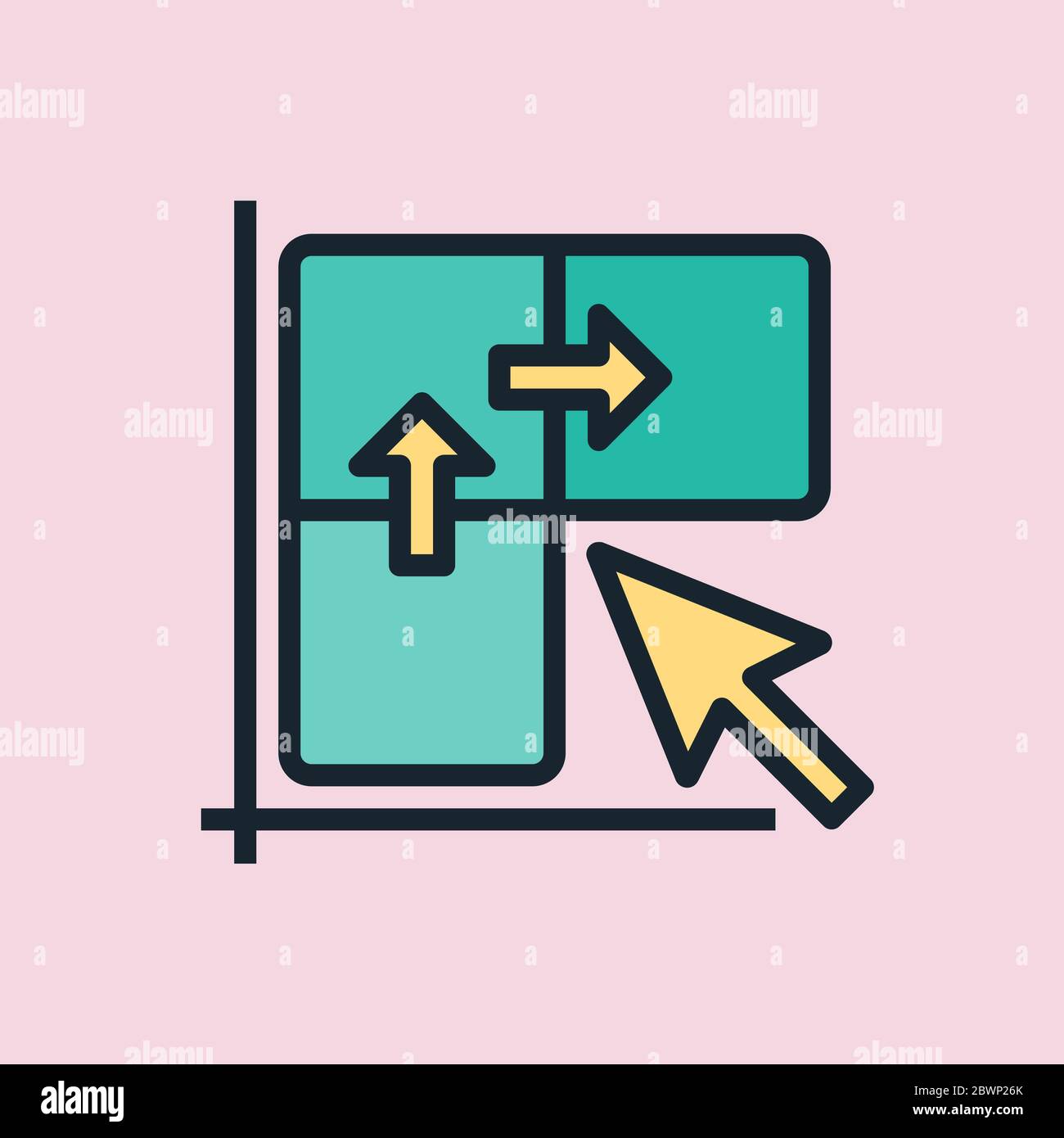 Clickthrough rate Stock Vector Images - Alamy
