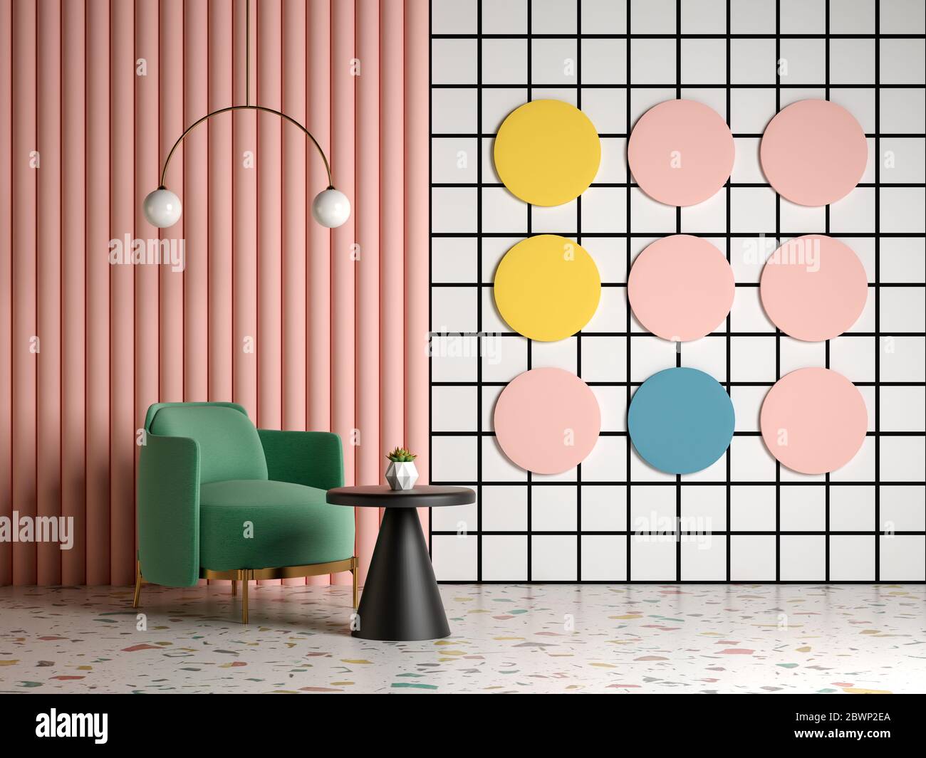 Memphis design furniture hi-res stock photography and images - Alamy