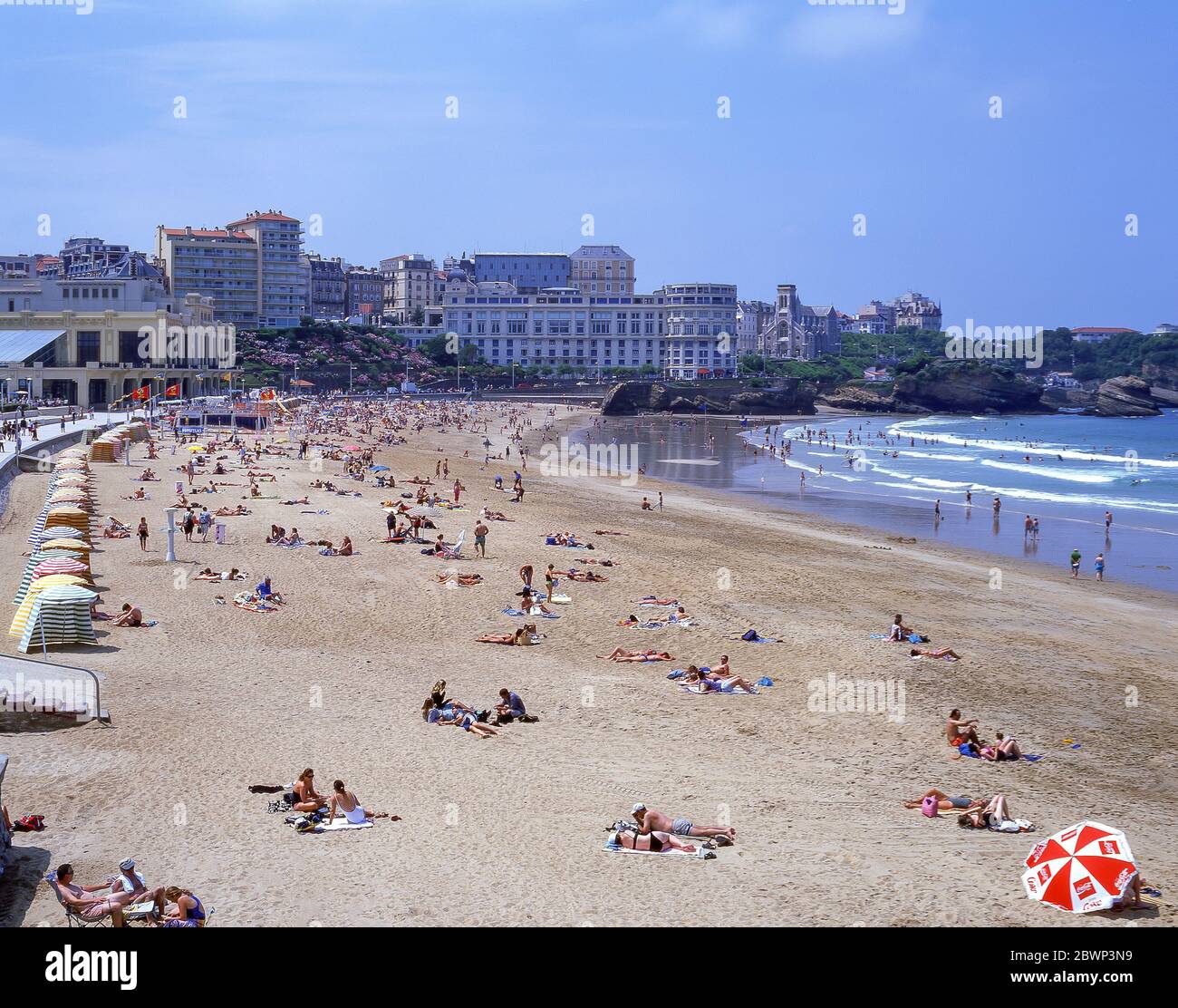 Seaside resort resorts biarritz city cities beach resort centre hi-res stock photography and ...