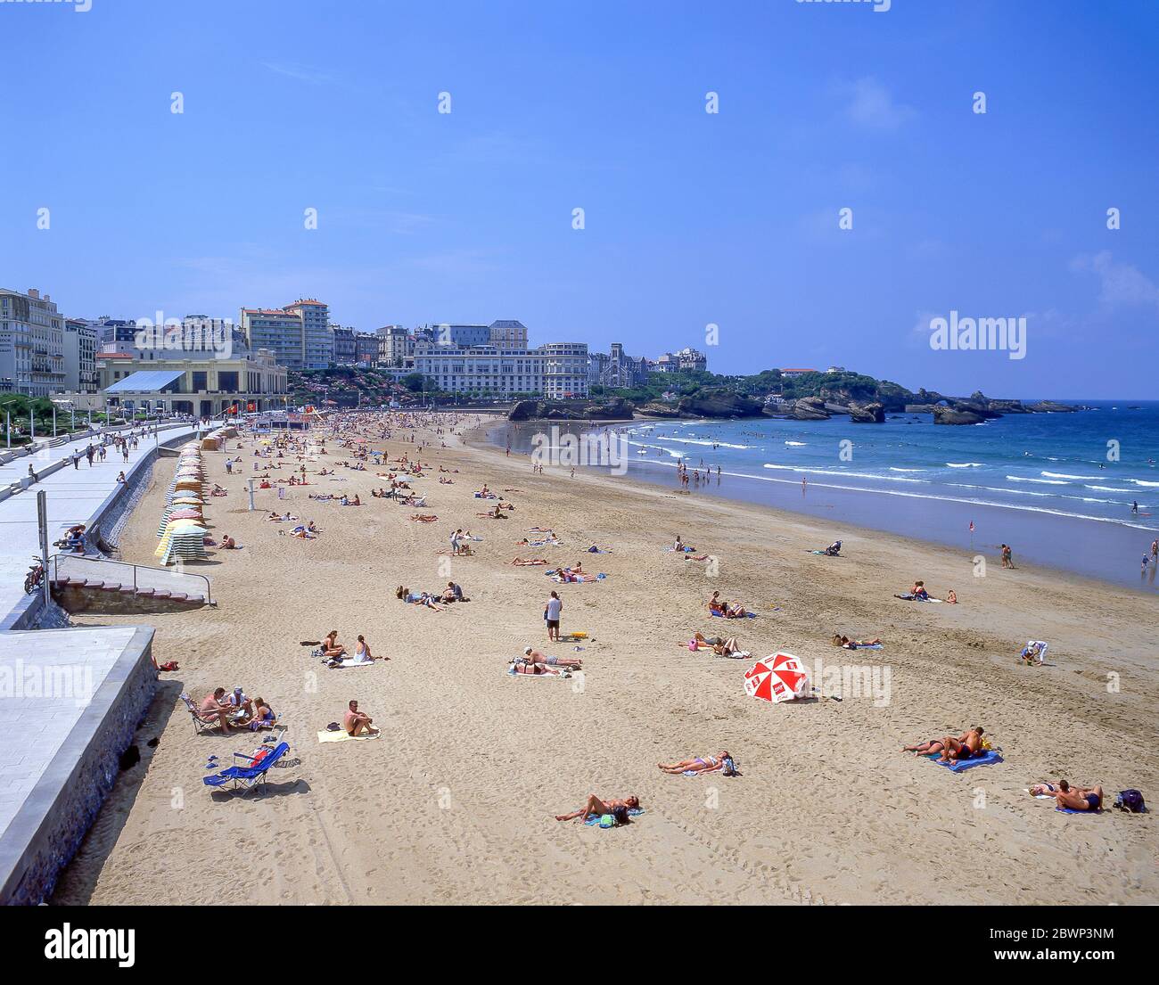 Seaside resort resorts biarritz city cities beach resort centre hi-res stock photography and ...