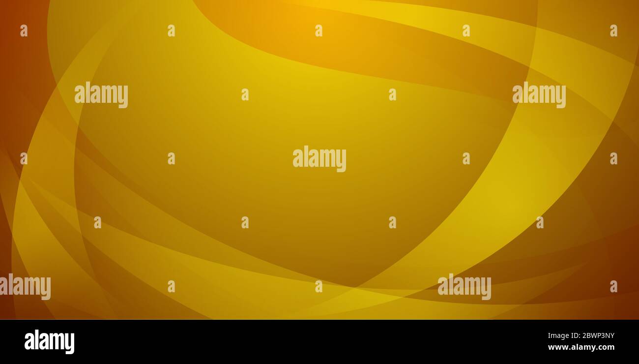 Abstract background made of curved lines in yellow colors Stock Vector ...