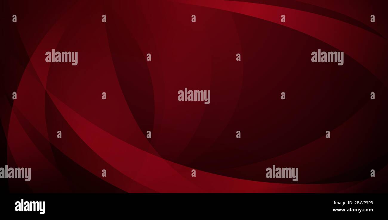 Abstract background made of curved lines in dark red colors Stock ...
