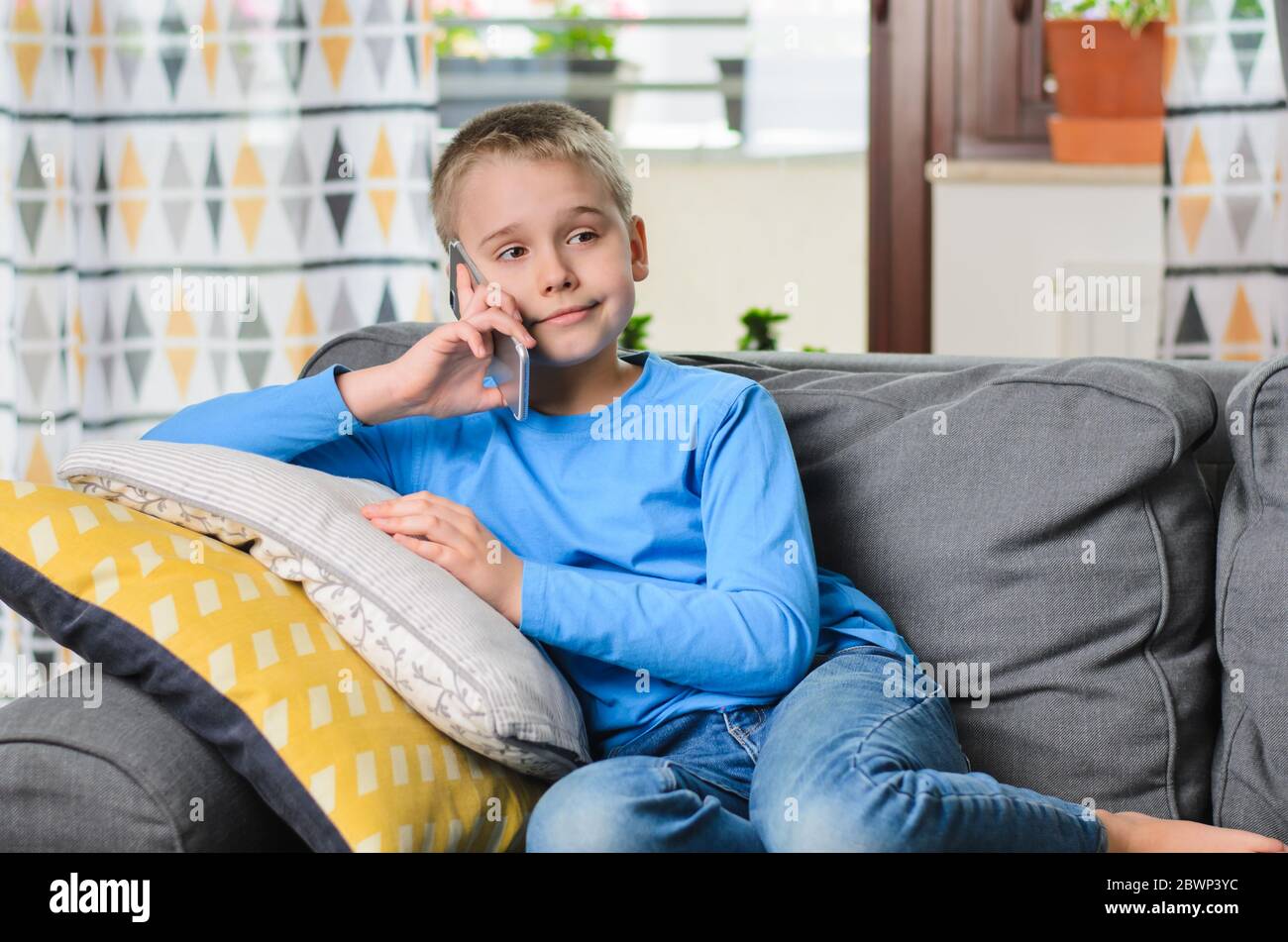Boy Talking To His Friend