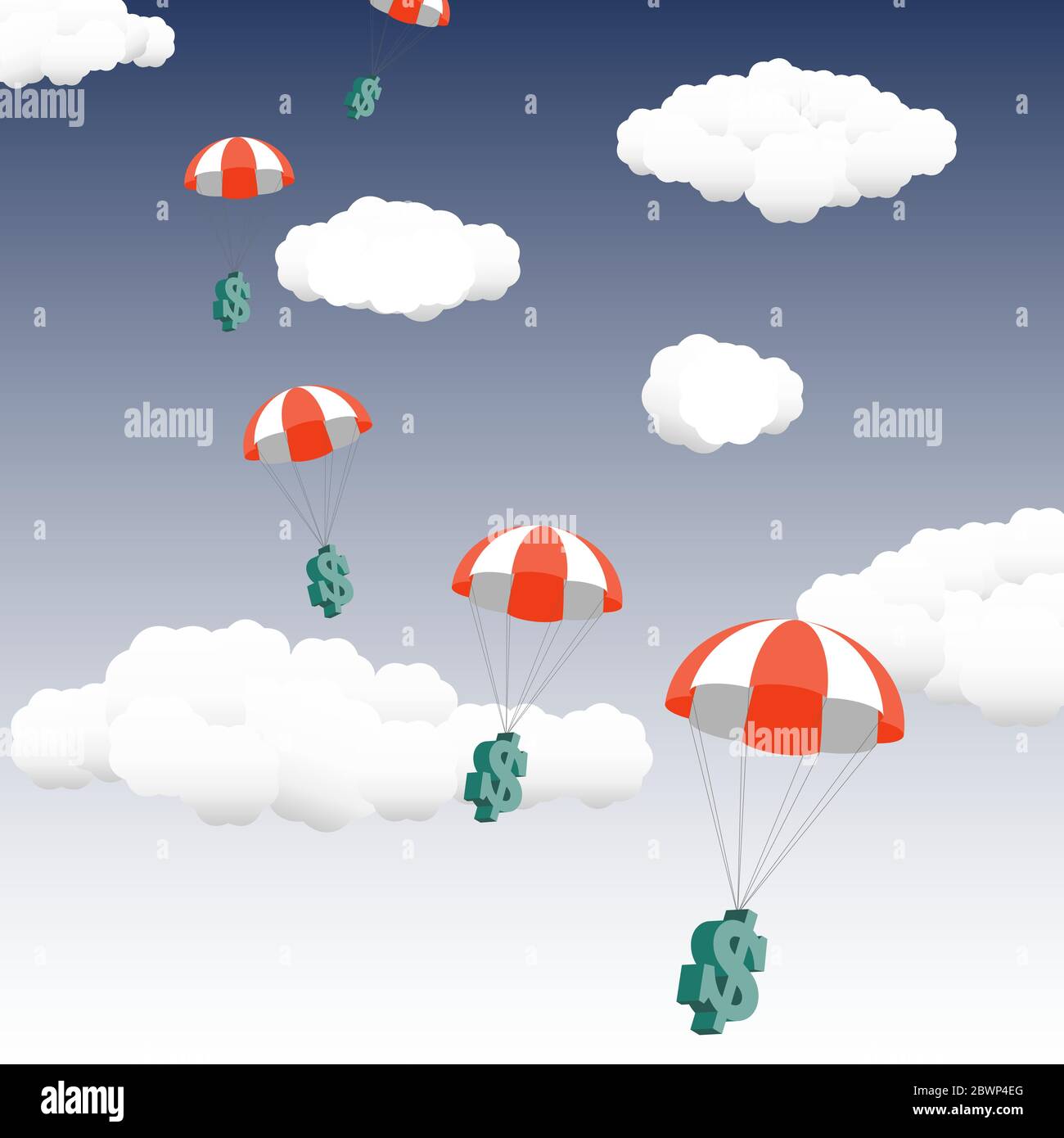 Money falling from sky hi-res stock photography and images - Alamy