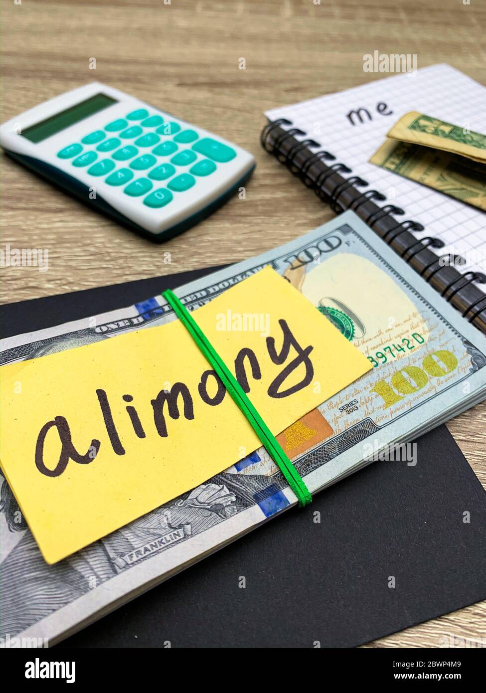 The concept of divorce, payment of alimony Stock Photo - Alamy