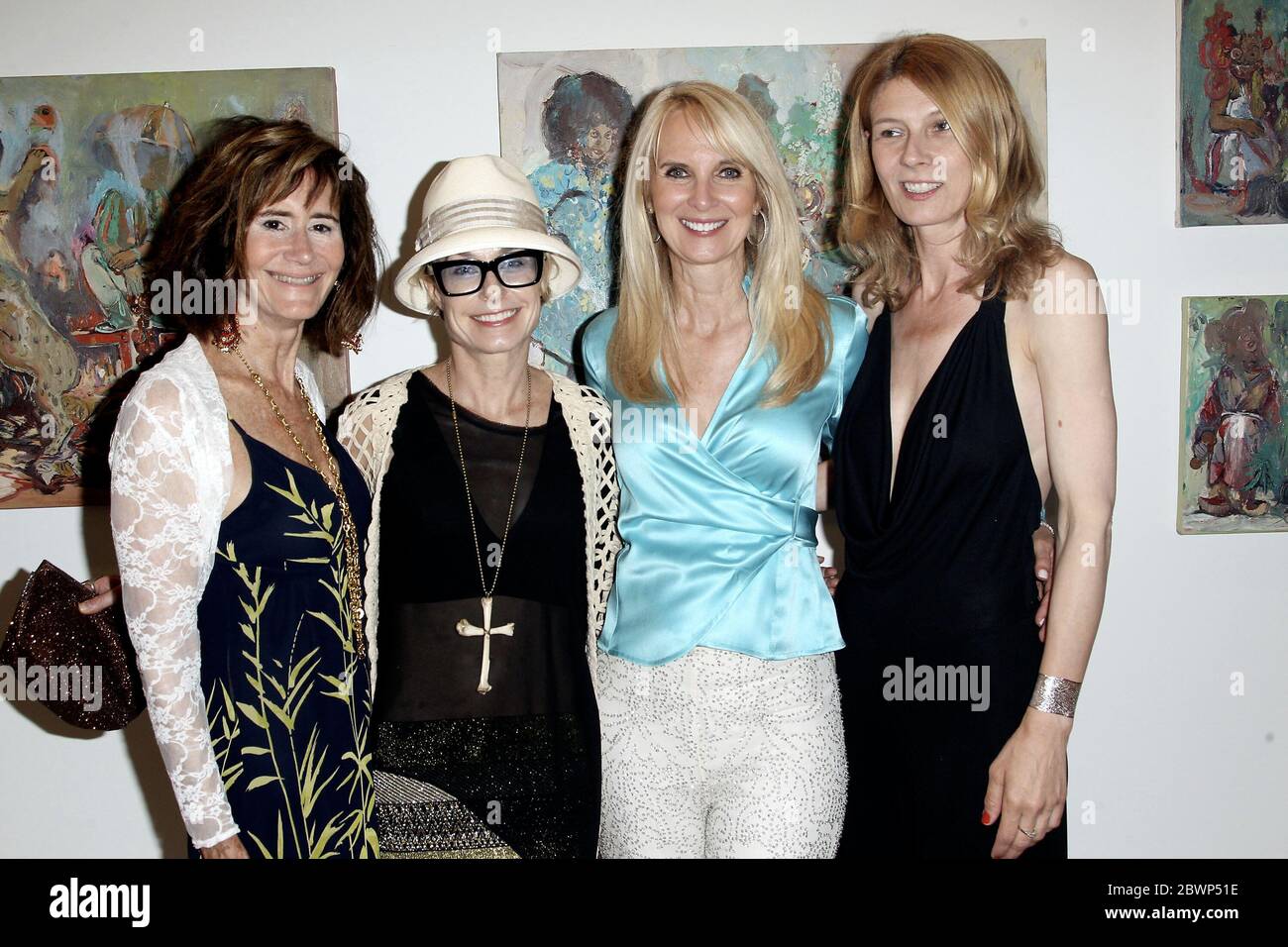 Southampton, NY, USA. 17 July, 2015. Lee Fryd, Robin Cofer, Sara ...