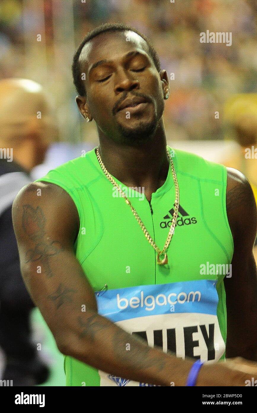 Daniel BAILEY of Antigua & Barbuda 100 M during the Diamond League ...