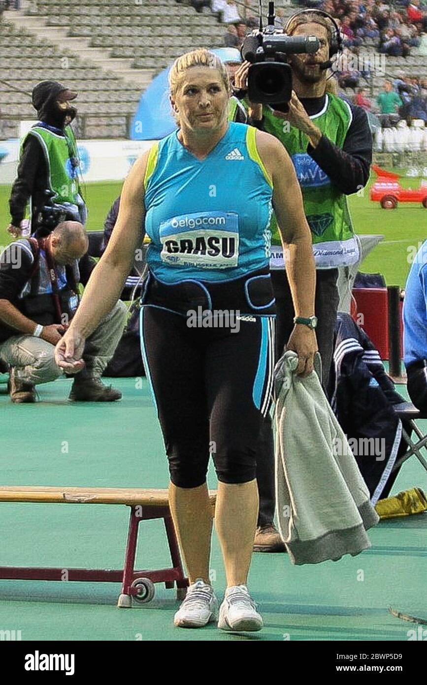 Nicoleta Grasu of Roumanie Discus Women during the Diamond League final ...