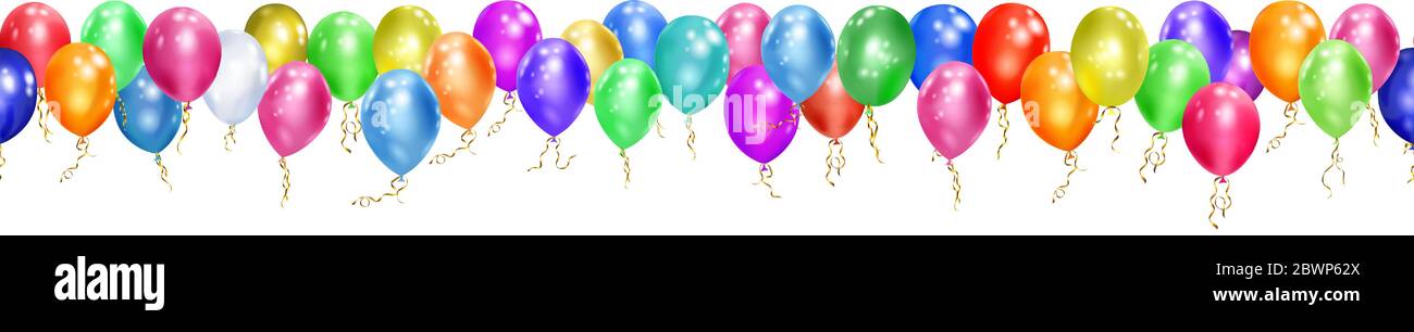 Balloon horizontal Stock Vector Images - Alamy