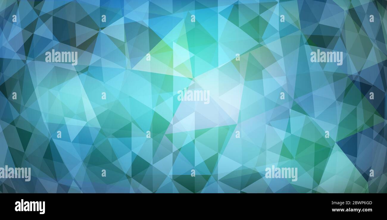 Abstract colorful mosaic background of translucent triangles in light ...