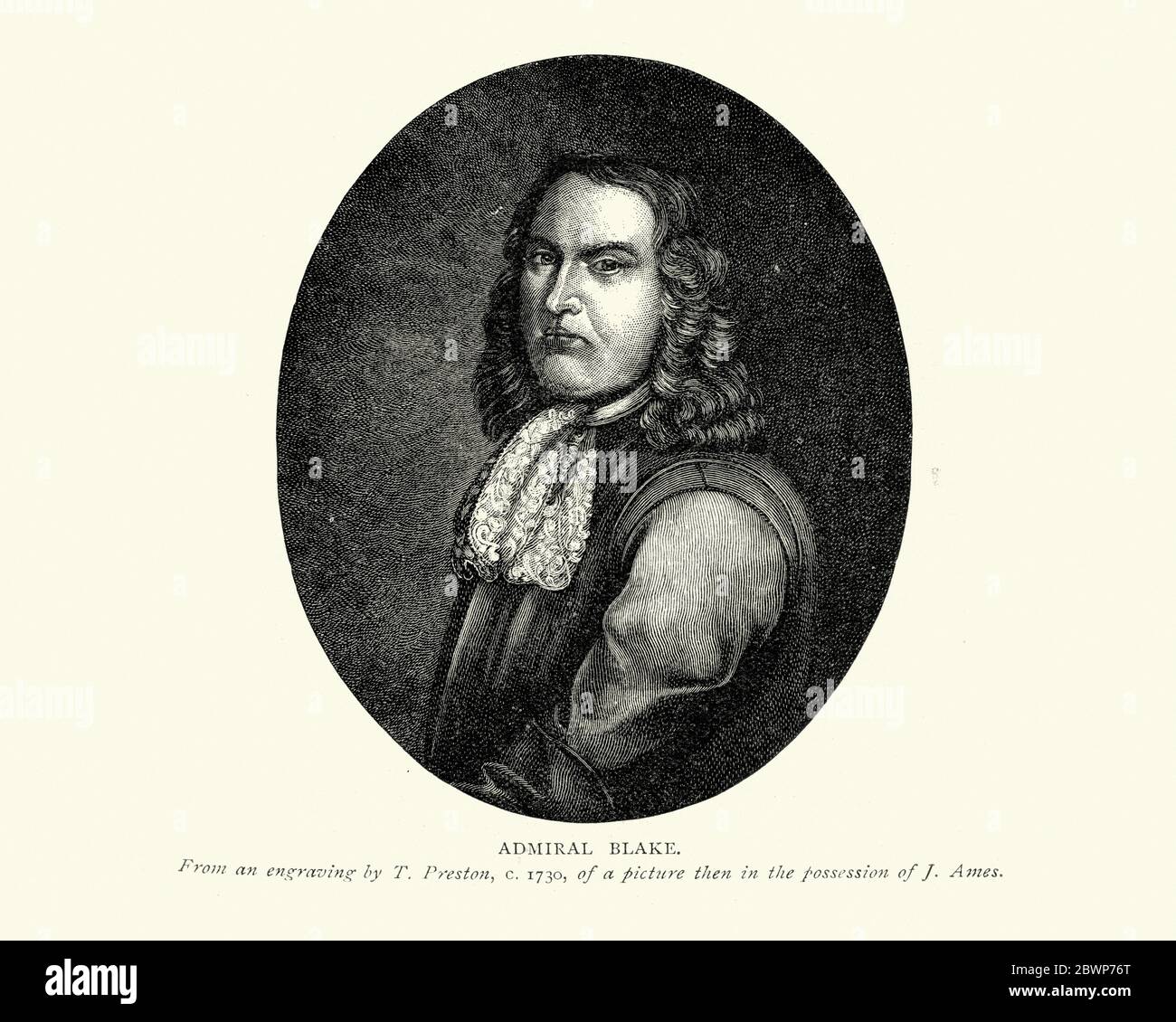 General at Sea Robert Blake an important naval commander of the ...