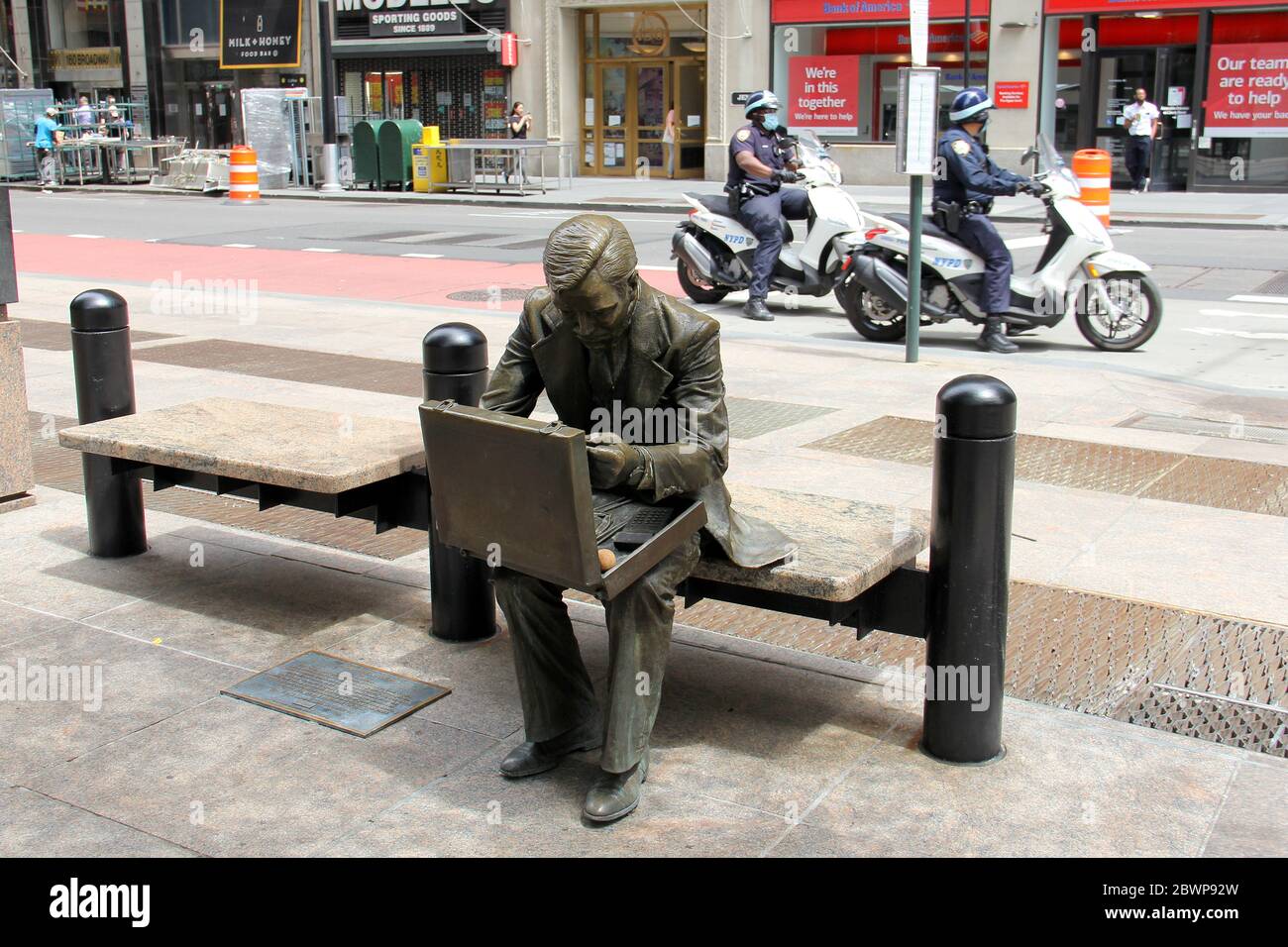 Double Check, 1982 iconic street sculpture, on its new place at the the ...