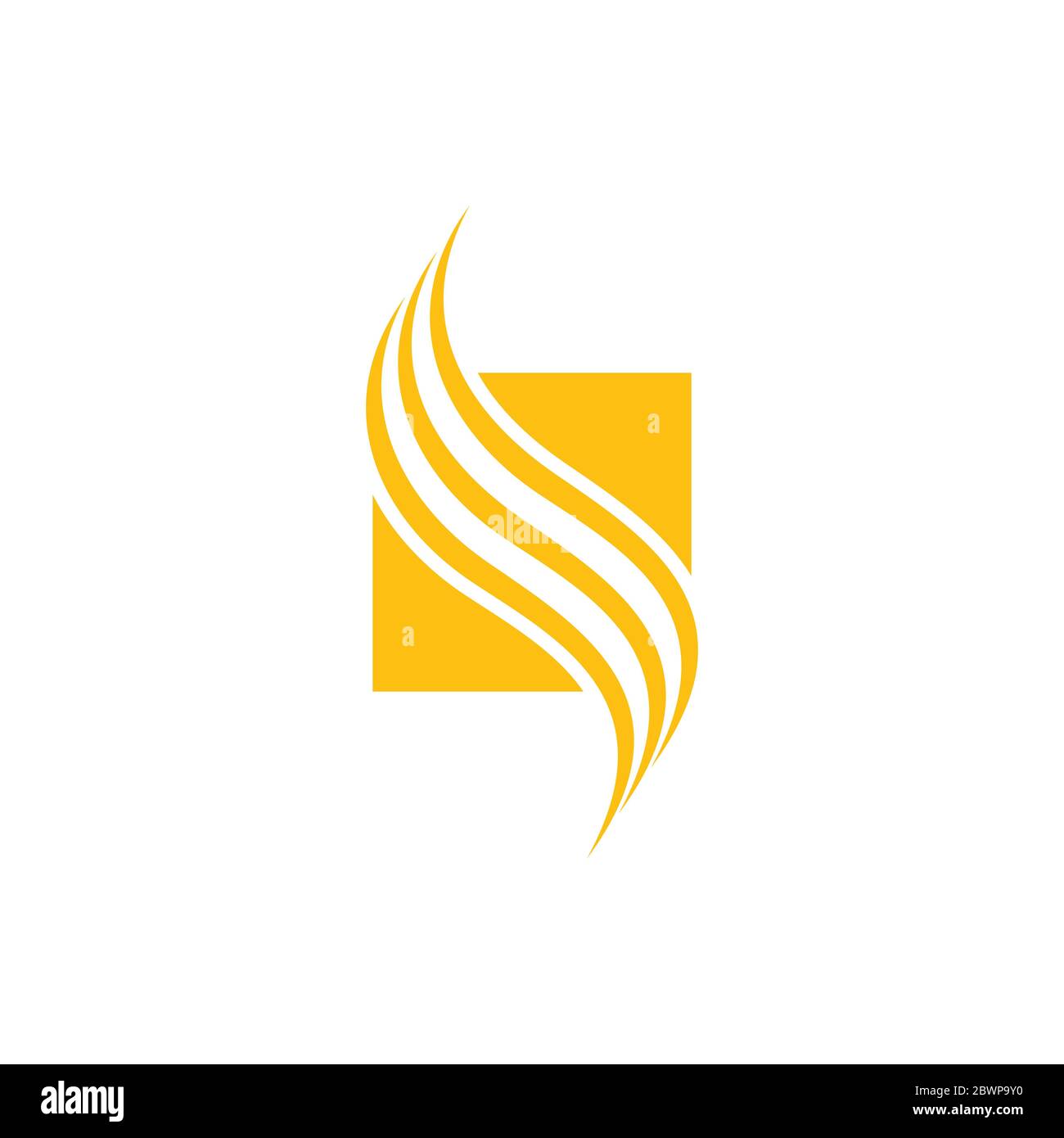 square stripes wavy curves design logo vector Stock Vector Image & Art ...