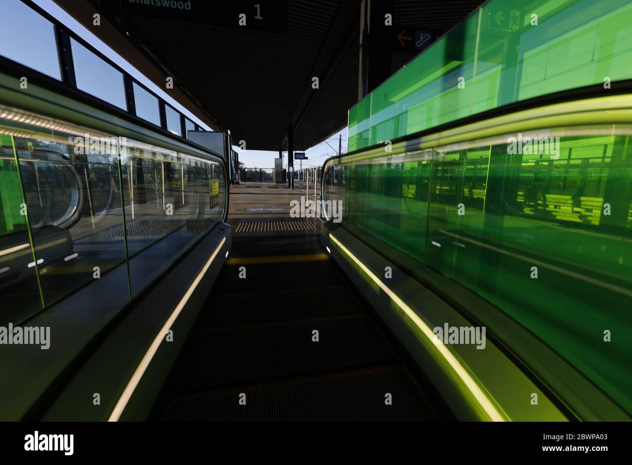 Sydney Metro rail Rouse Hill Station Stock Photo - Alamy