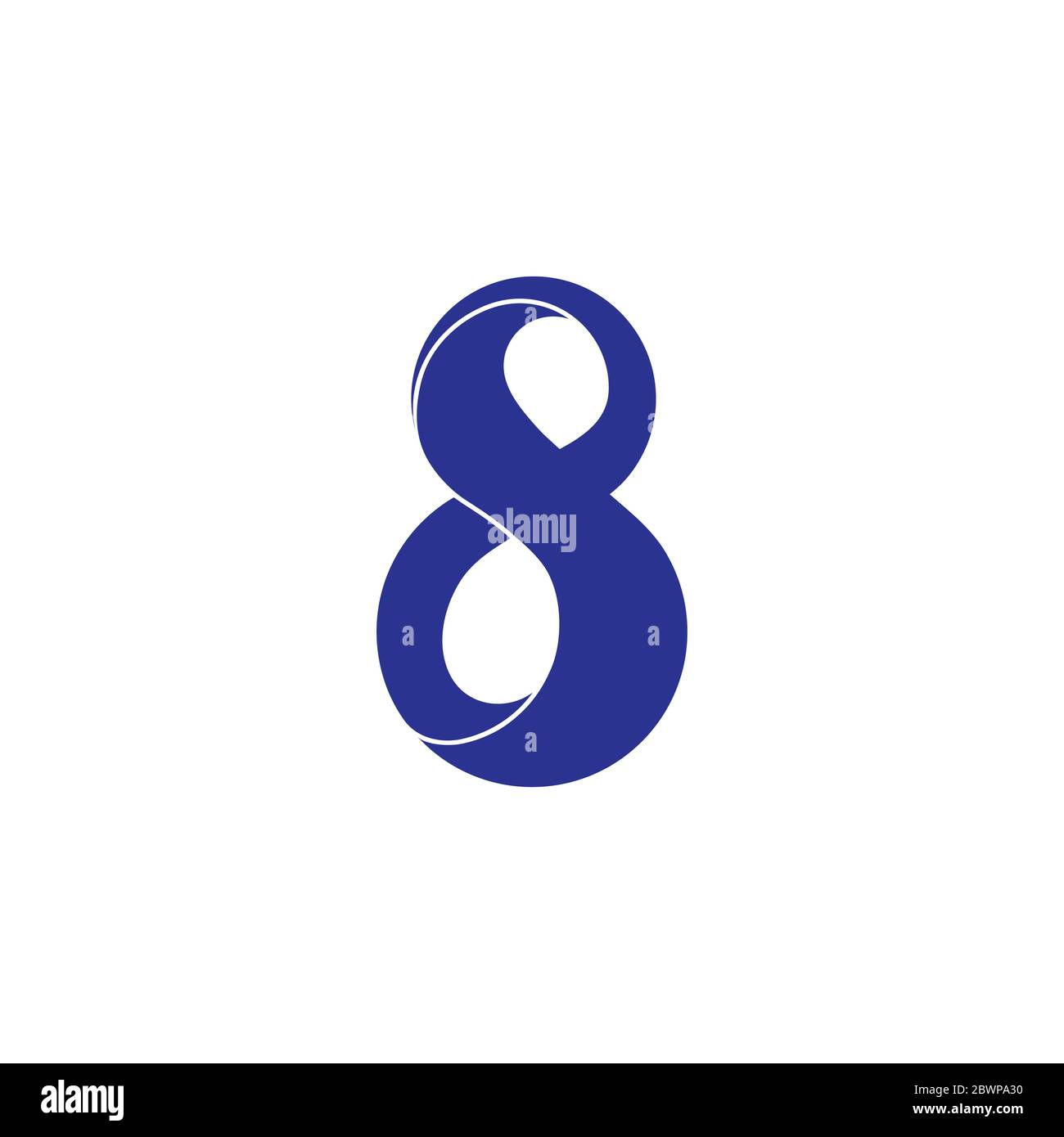 abstract letter s infinity ribbon logo vector Stock Vector Image & Art ...