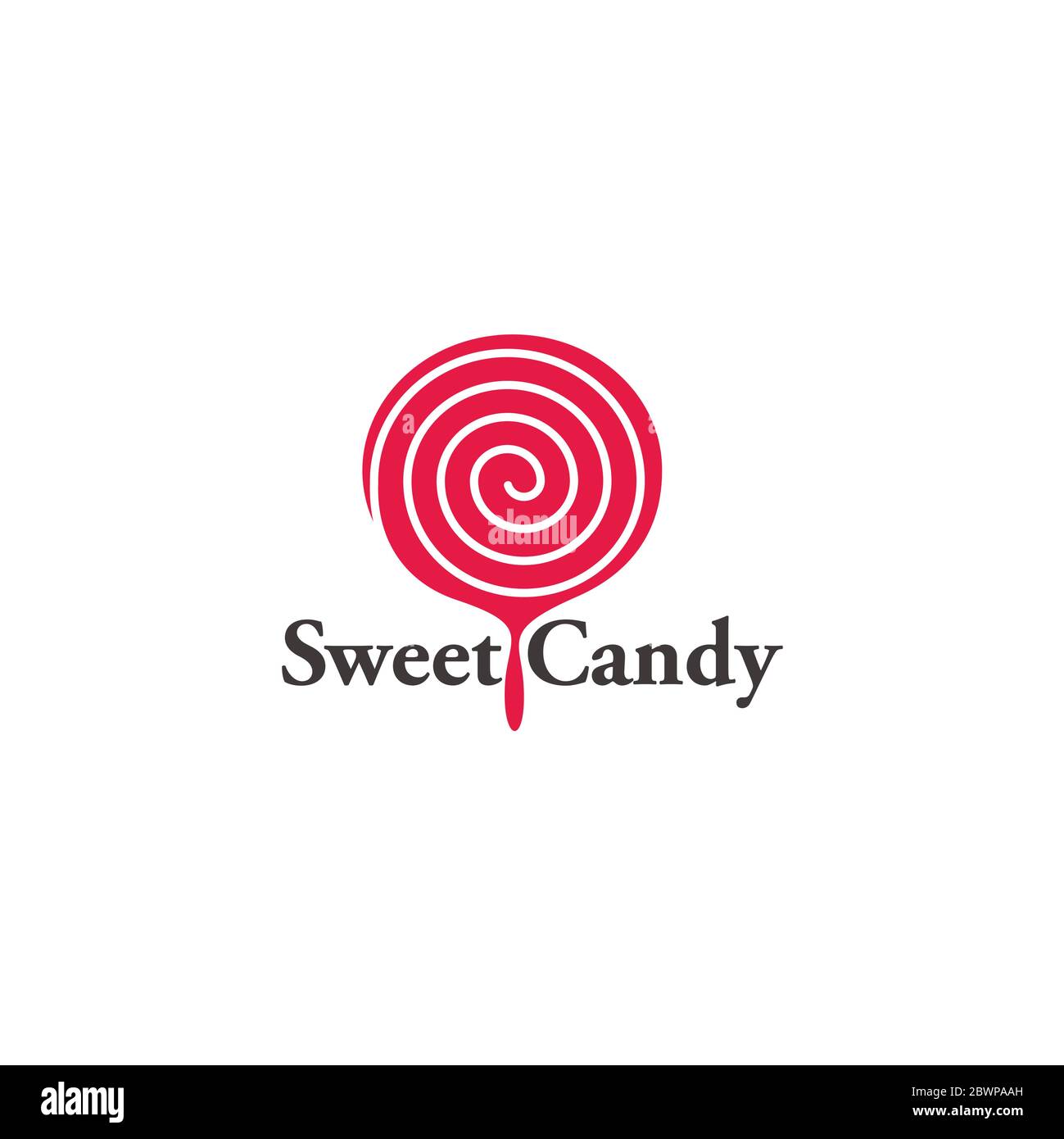 sweet candy liquid drops design symbol logo vector Stock Vector Image ...