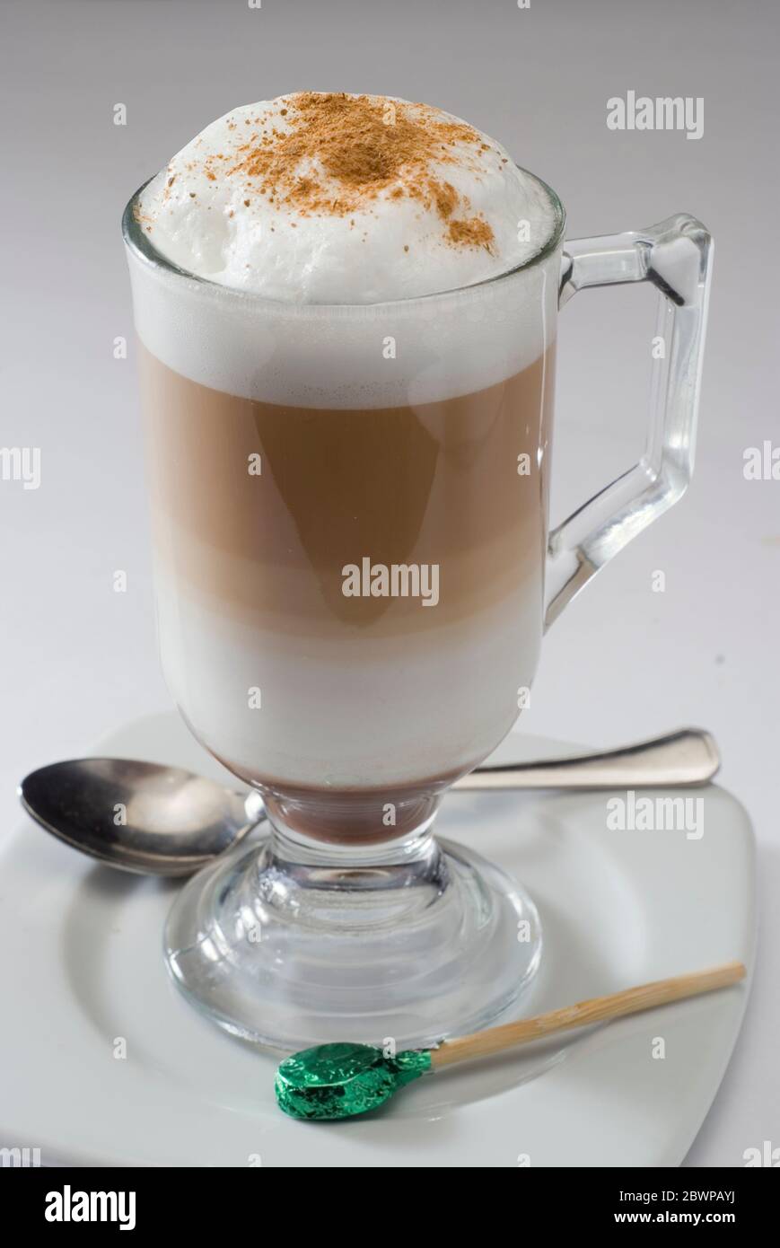 Cup of capuchino Stock Photo - Alamy