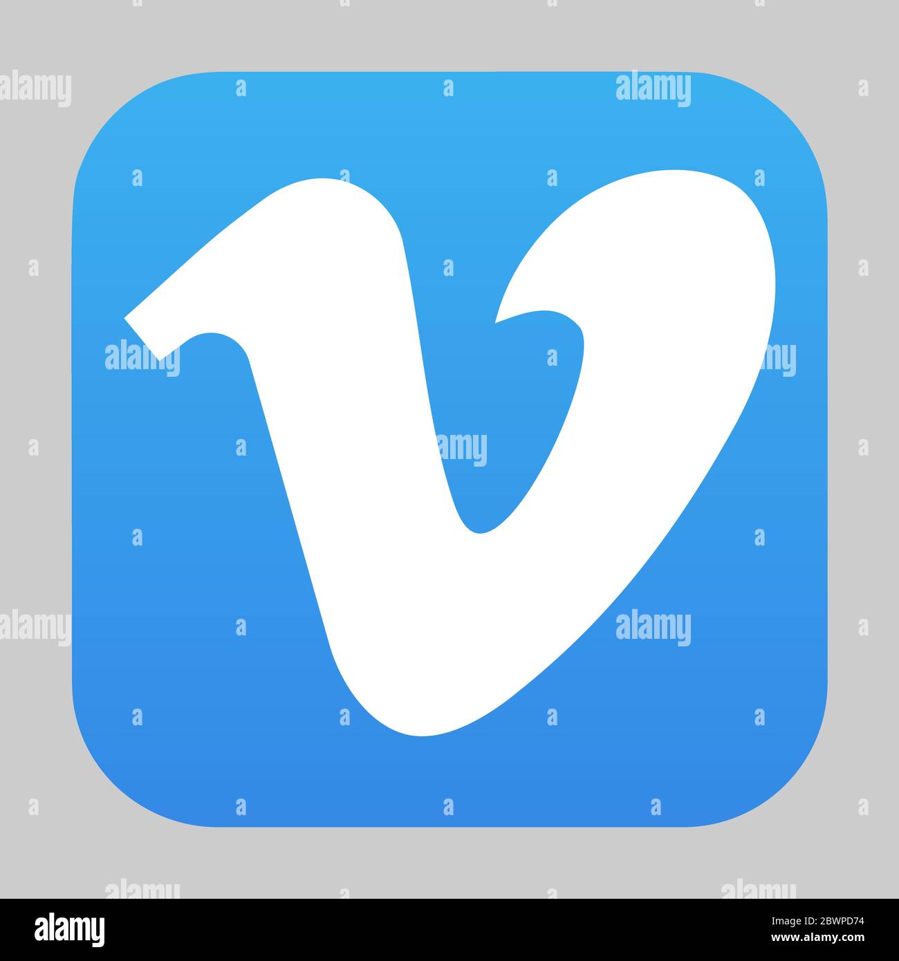 Vimeo icon logo hi-res stock photography and images - Alamy