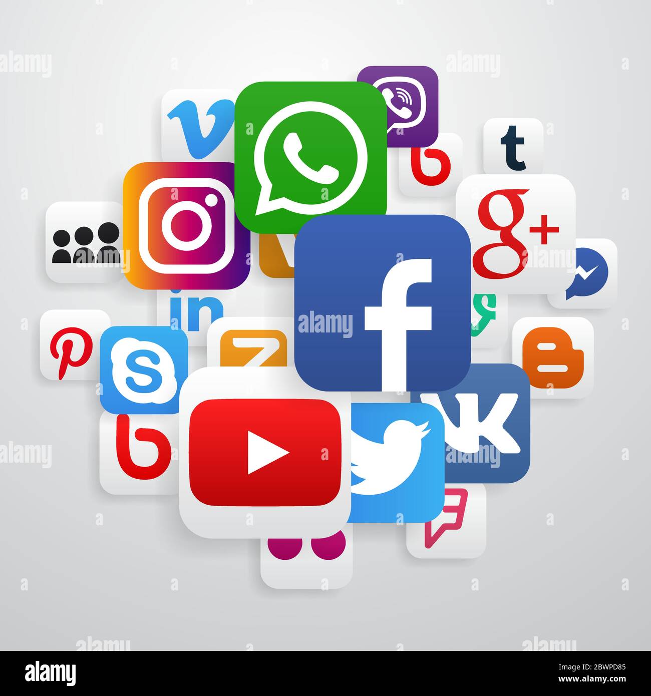 Facebook logo in earth hi-res stock photography and images - Alamy