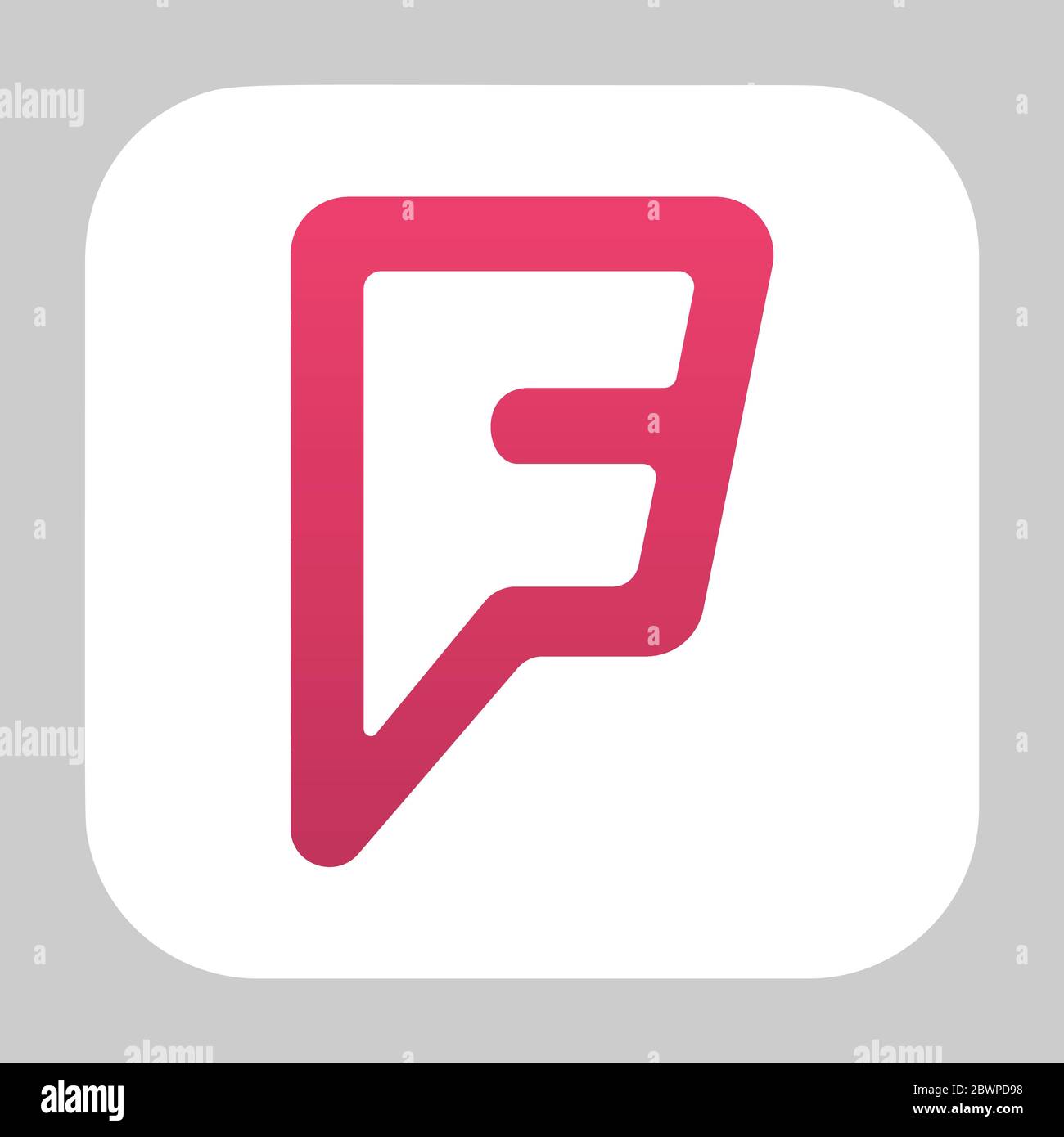 Foursquare logo hi-res stock photography and images - Alamy