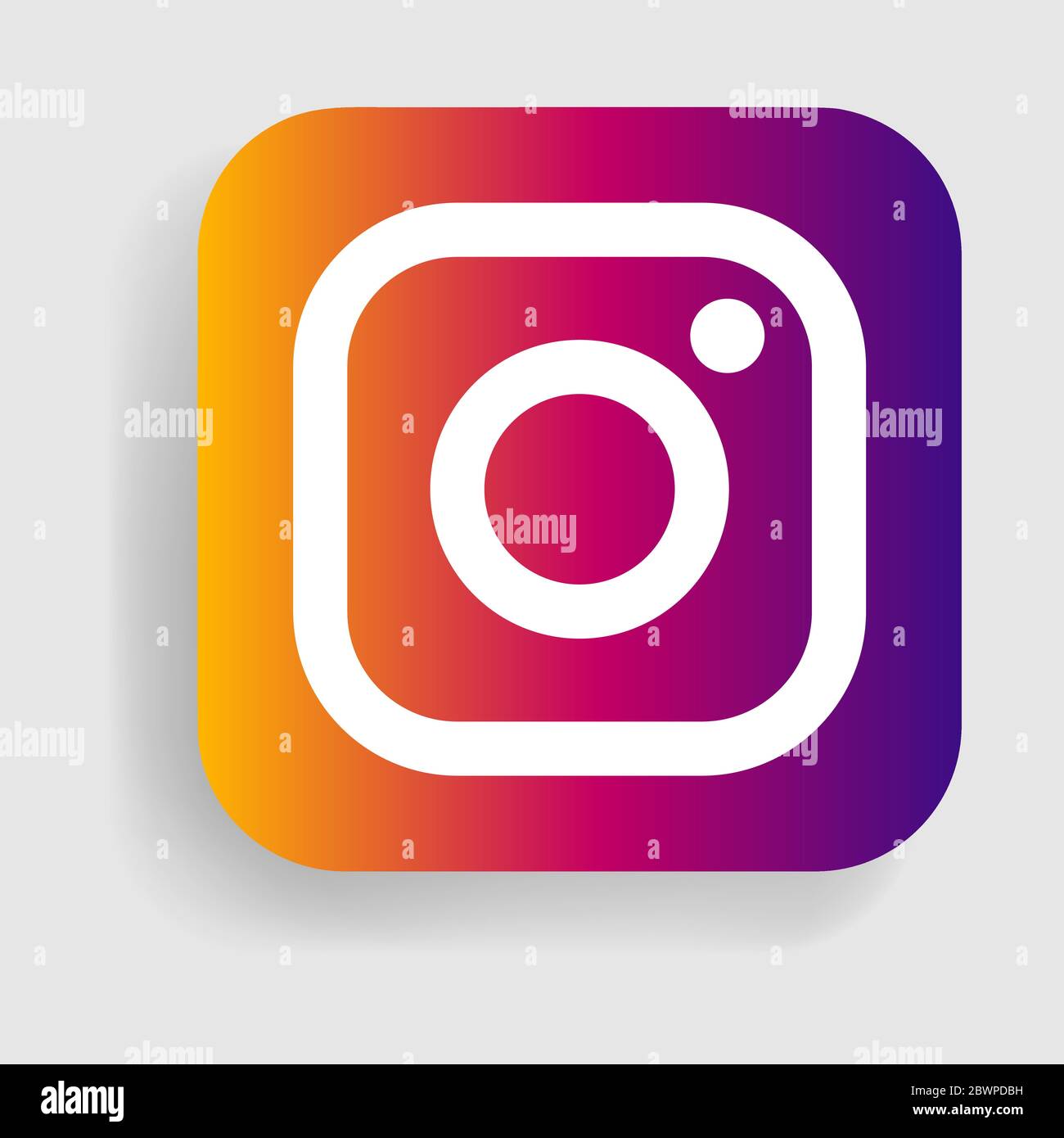 Instagram logo icon hi-res stock photography and images - Alamy