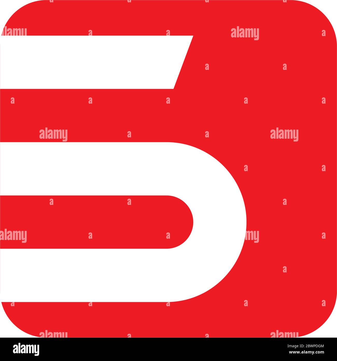 simple logo design concept with number five Stock Vector Image & Art ...