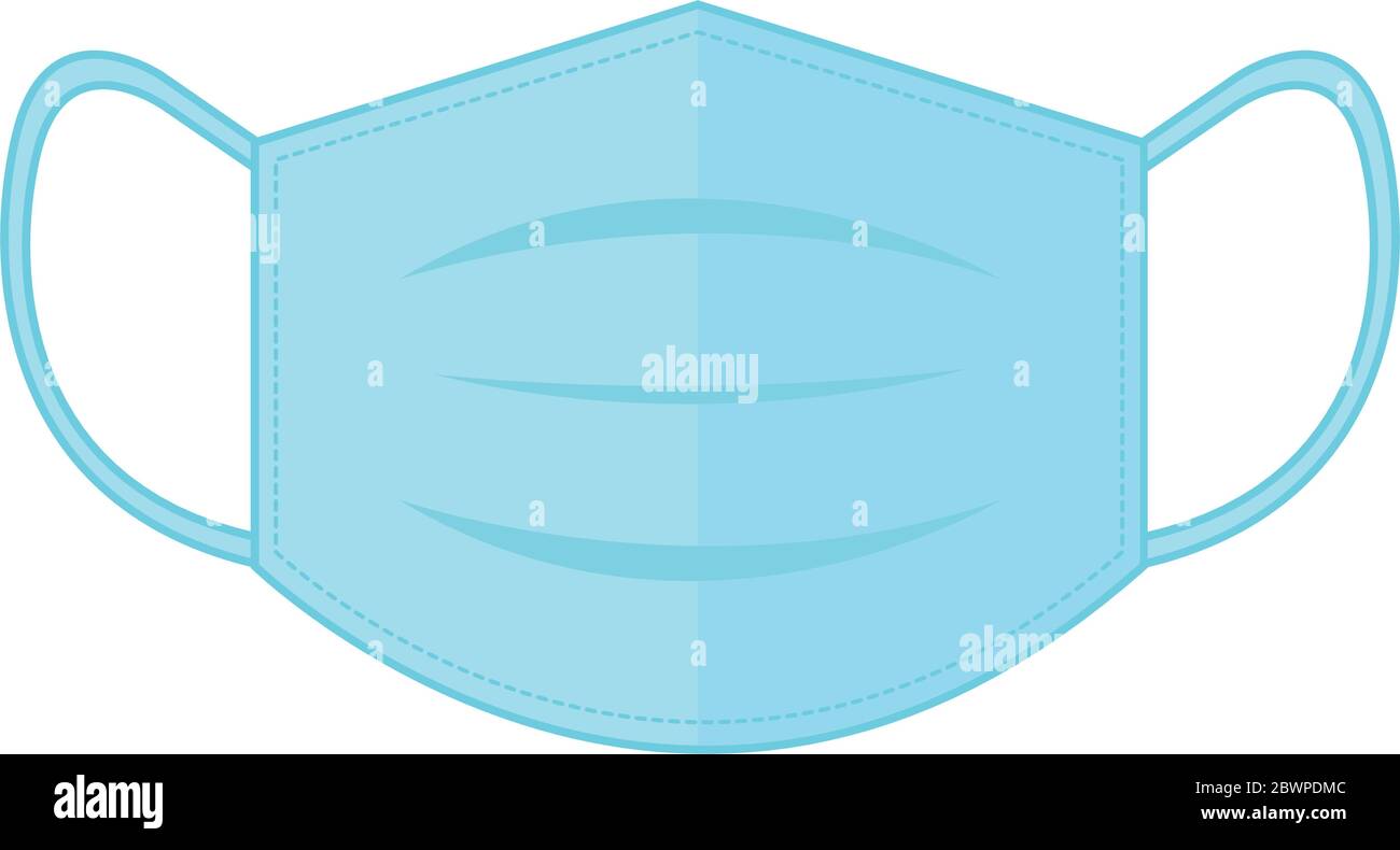 Isolated medical blue mask vector design Stock Vector Image & Art - Alamy