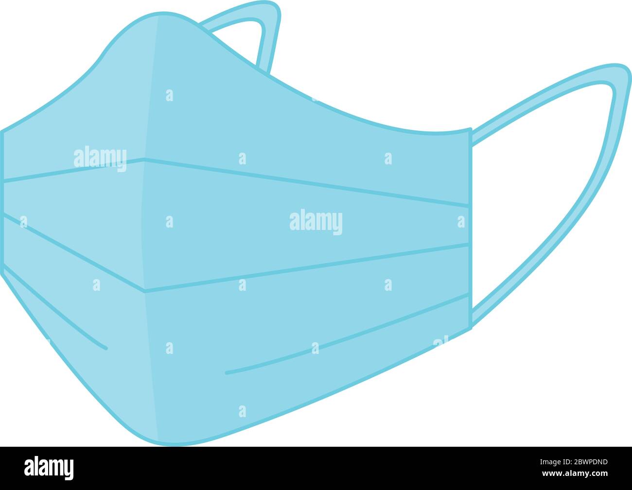 Isolated medical blue mask vector design Stock Vector Image & Art - Alamy