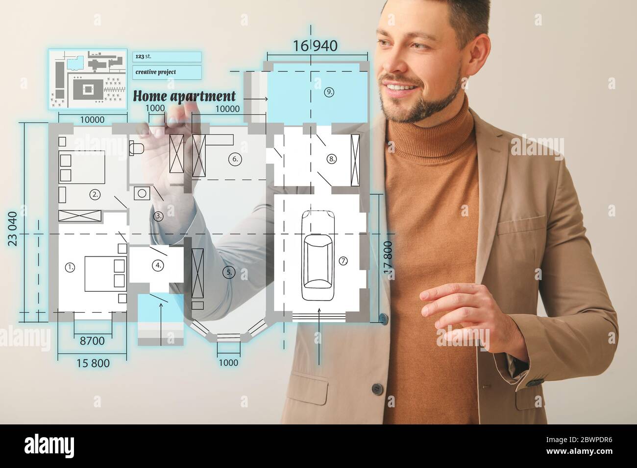 Virtual plan hi-res stock photography and images - Alamy