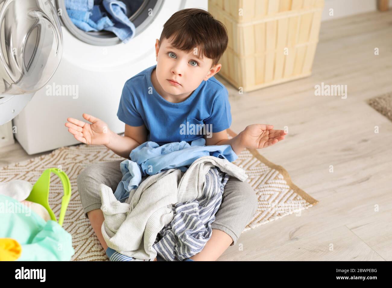 Boy chores unhappy hi-res stock photography and images - Alamy