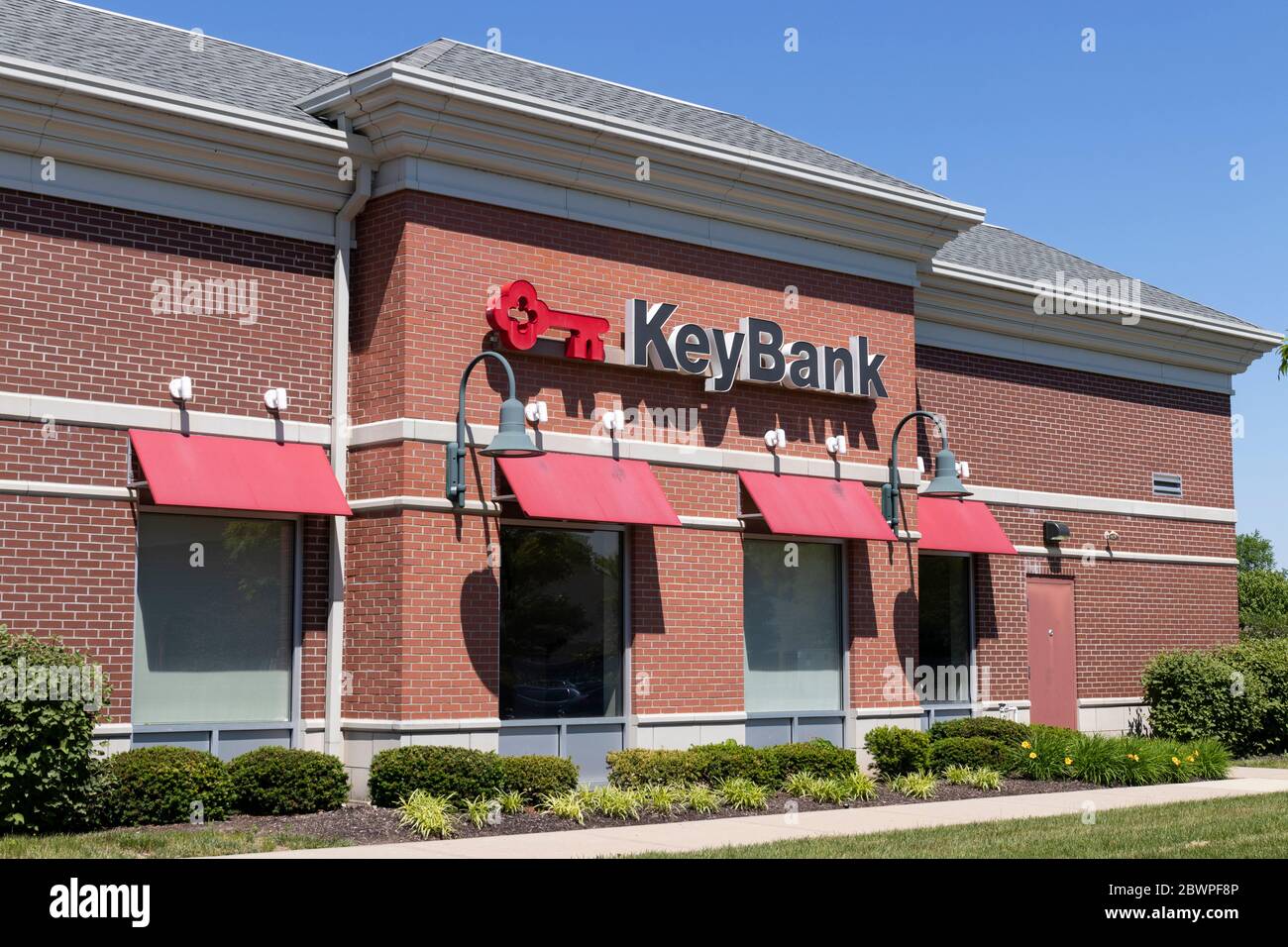 Indianapolis - Circa June 2020: KeyBank Consumer Branch. KeyBank is a ...