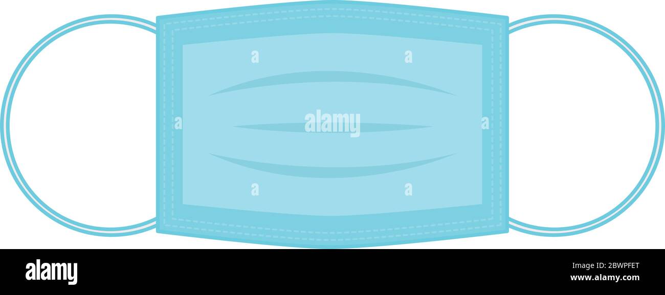 Isolated medical blue mask vector design Stock Vector Image & Art - Alamy