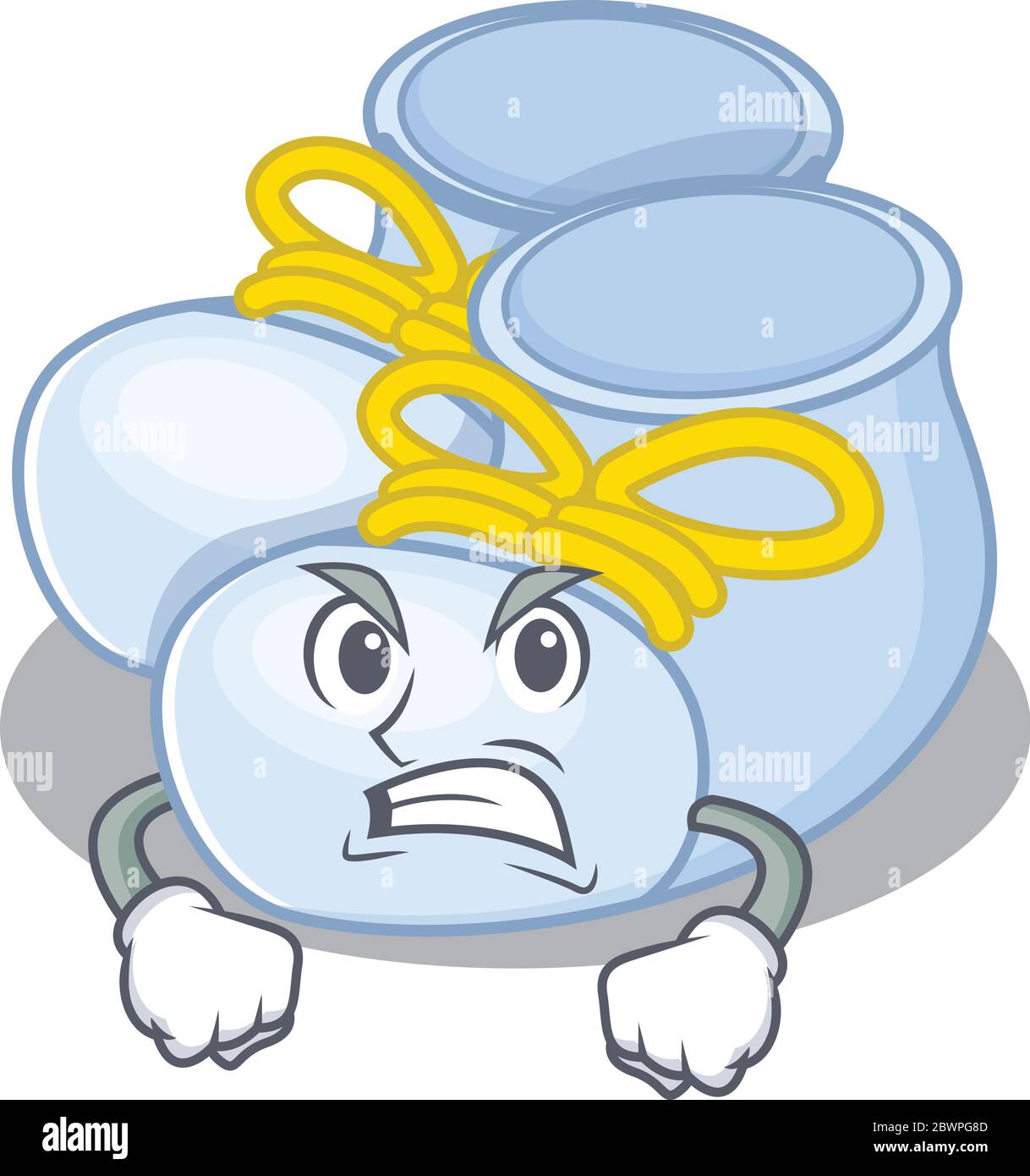 A cartoon picture of baby boy boots showing an angry face Stock Vector ...