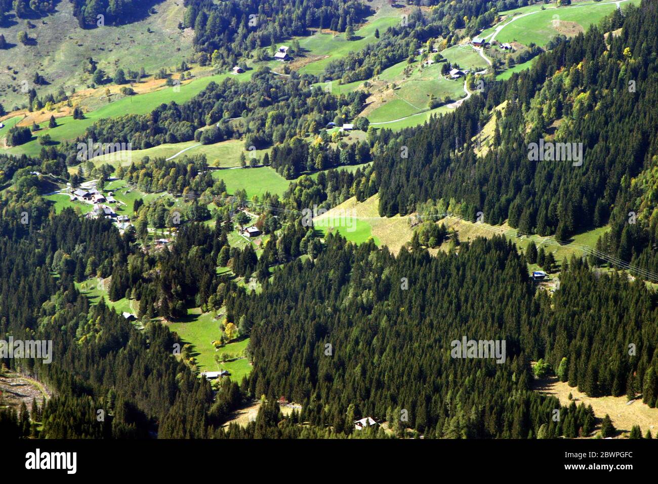 Beautiful landscape view french alps hi-res stock photography and ...