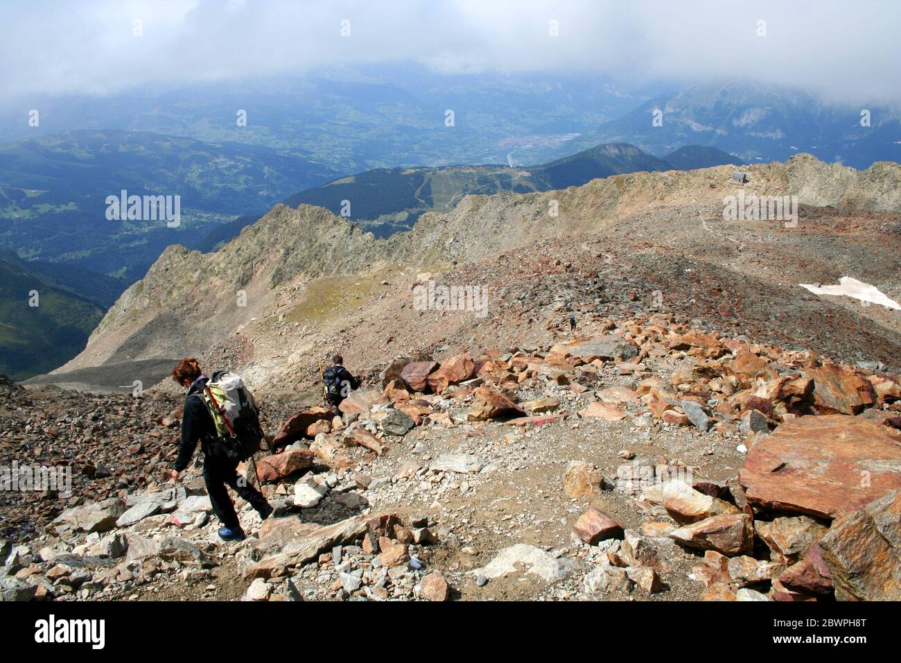 Mont blanc gouter route hi-res stock photography and images - Alamy