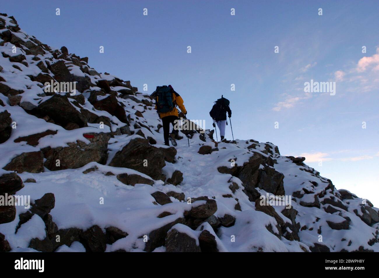 Mont blanc gouter route hi-res stock photography and images - Alamy