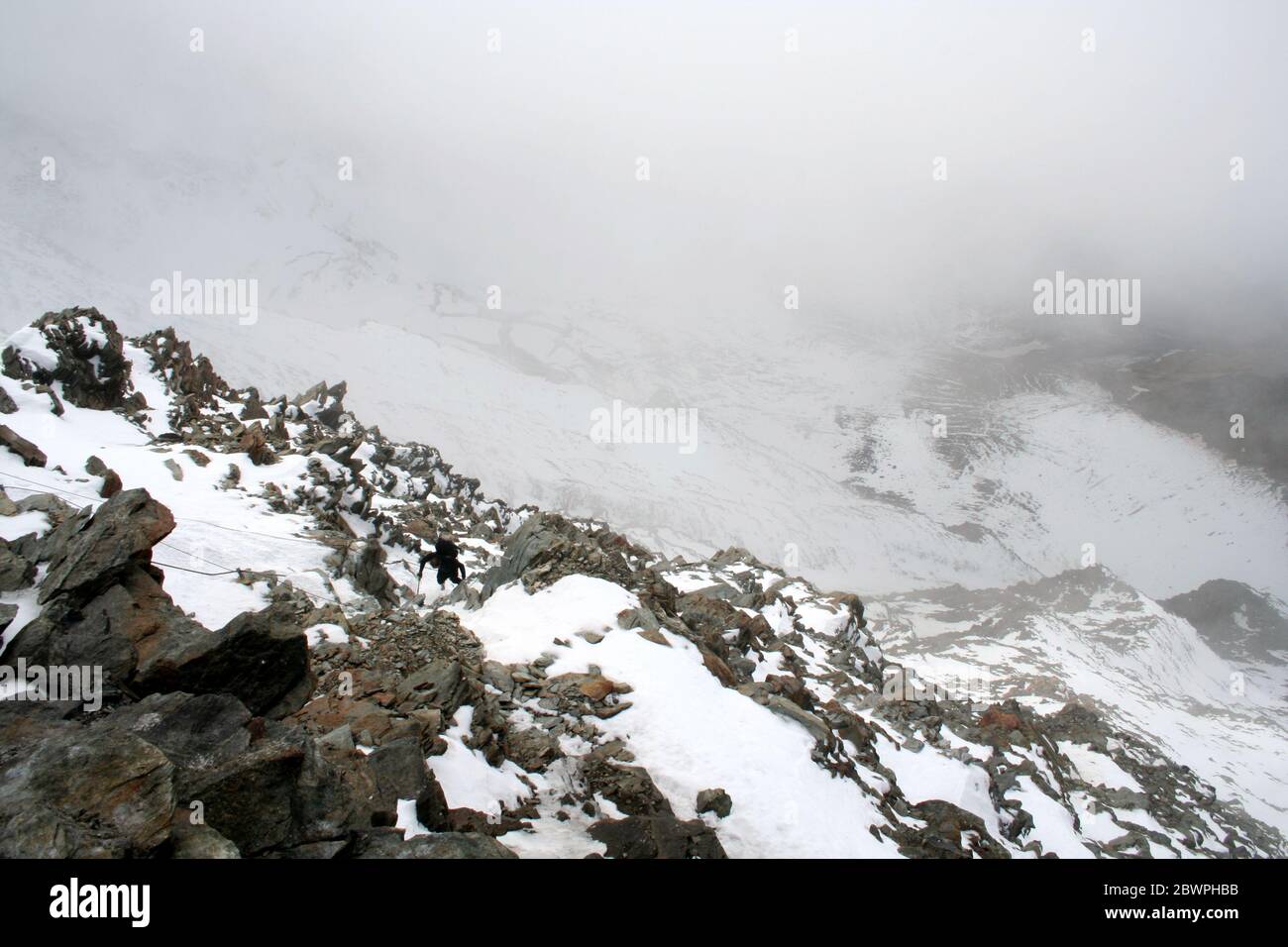 Mont blanc gouter route hi-res stock photography and images - Alamy