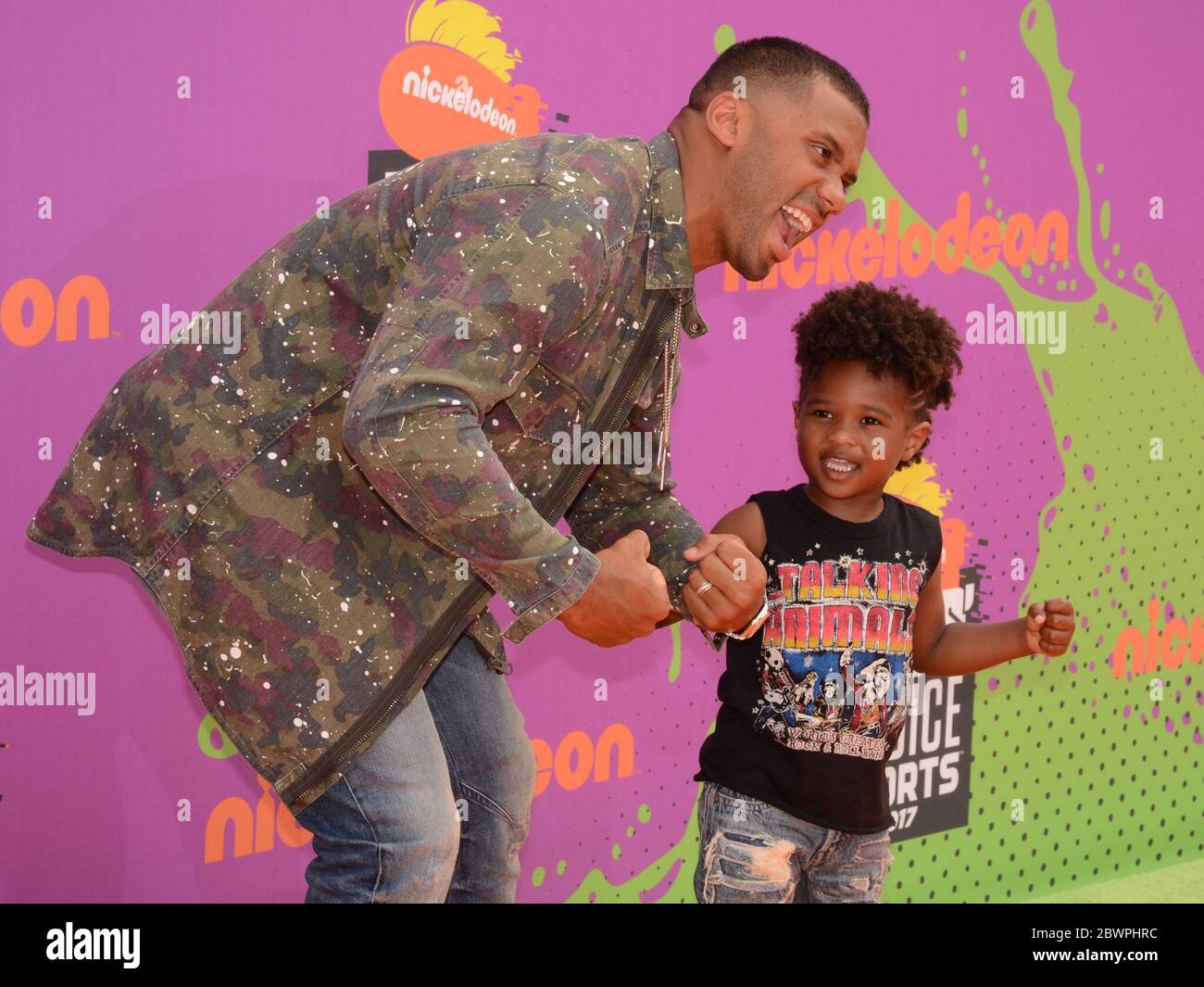 July 13, 2017, Westwood, California, USA: Russell Wilson (L) and Future ...