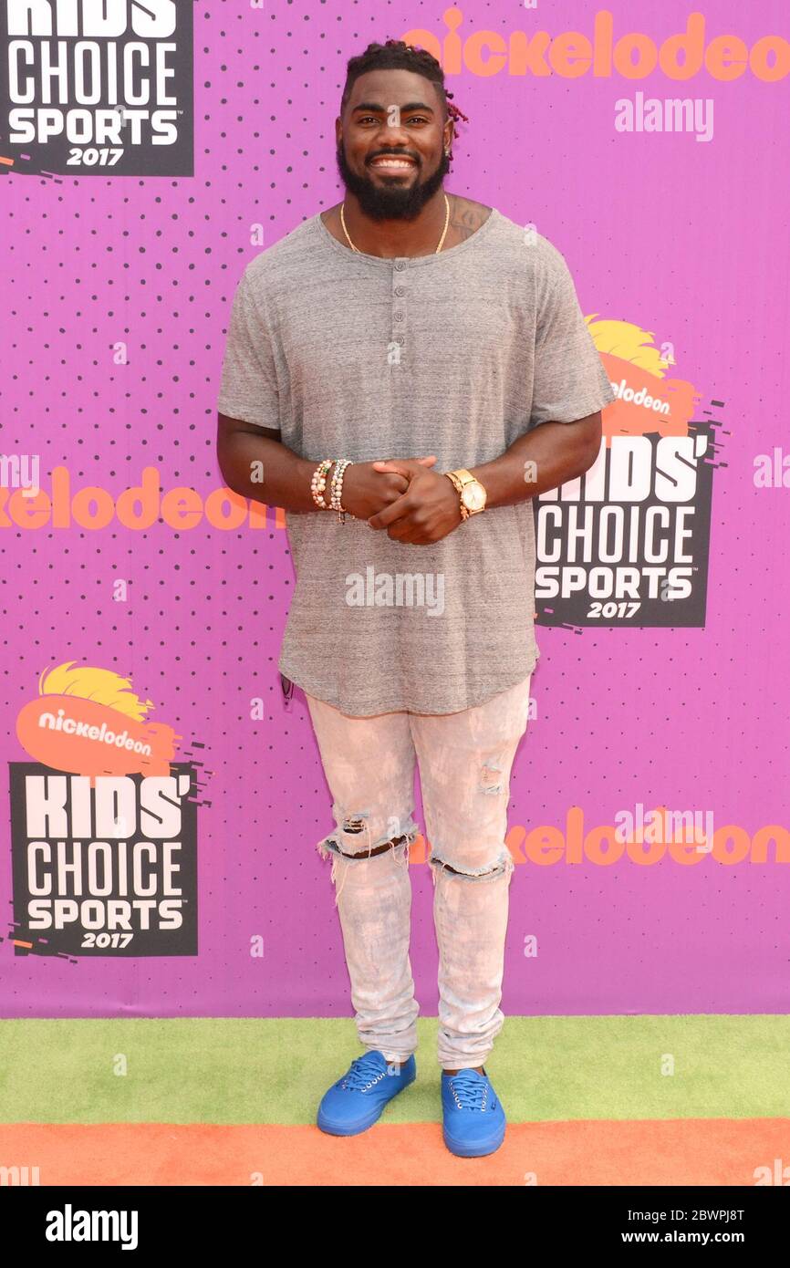 July 13, 2017, Westwood, California, USA: Landon Collins attends 2017 ...