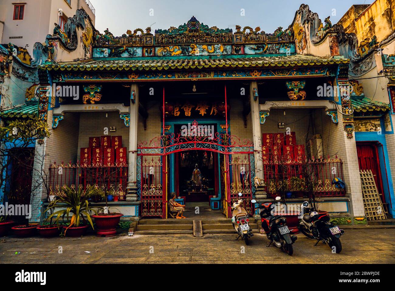 Ho Chi Minh City, Vietnam - JAN 11,2020: Thien Hau Temple (Hoi quan ...