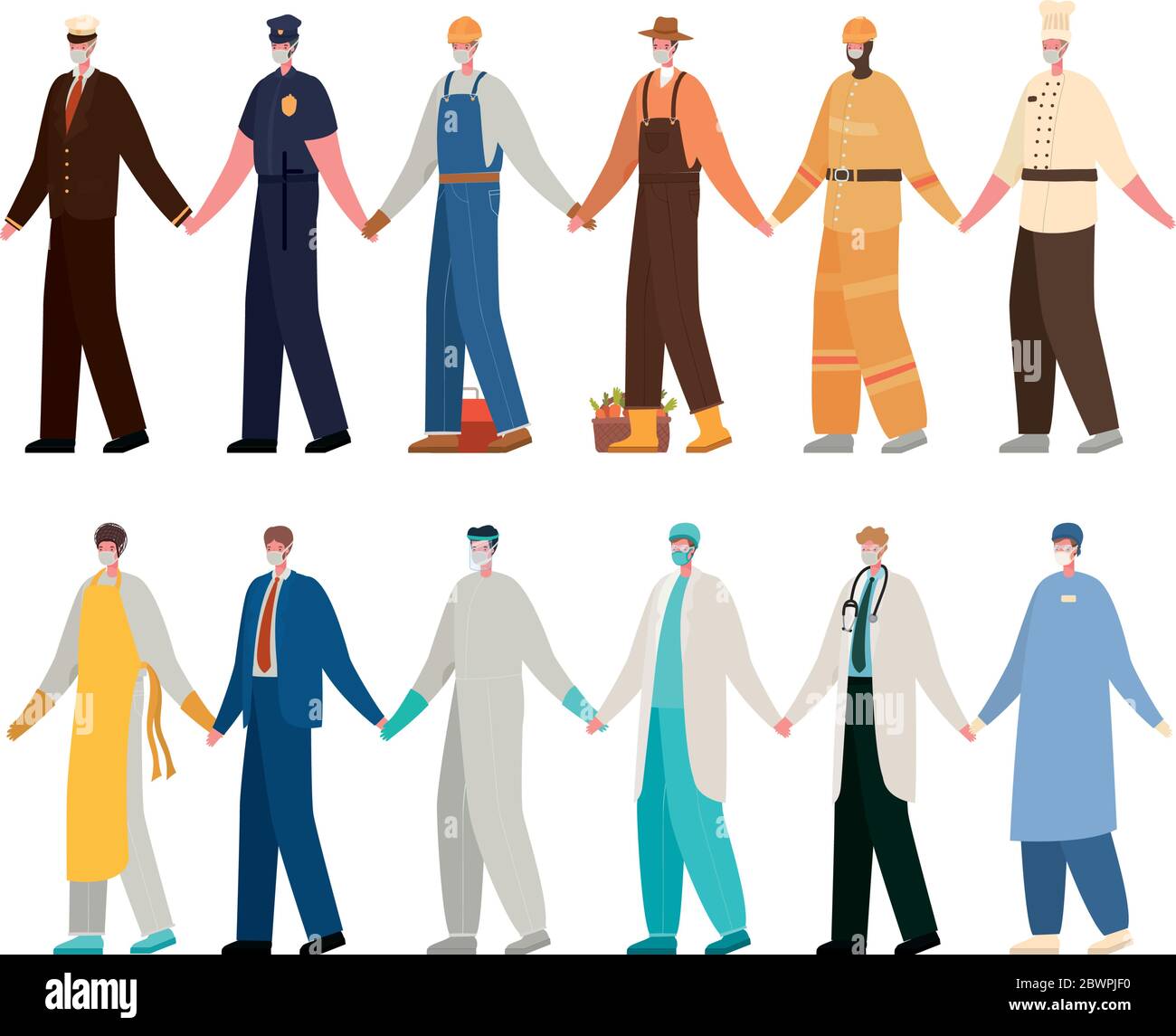 Men with masks vector design Stock Vector Image & Art - Alamy