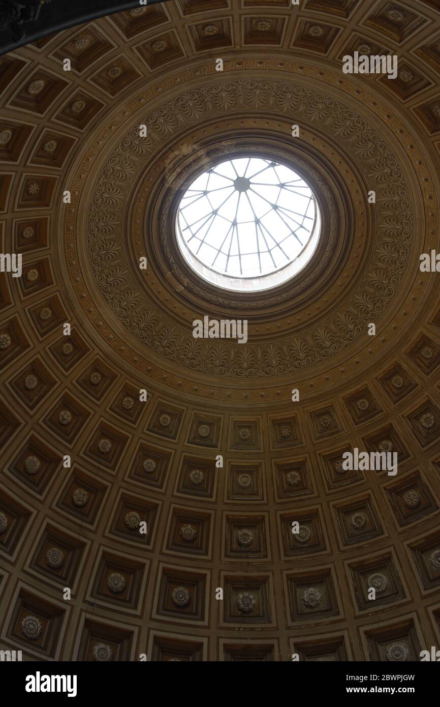 Vatican City, Vatican - May 20, 2019: View of the hemispherical vaulted ...