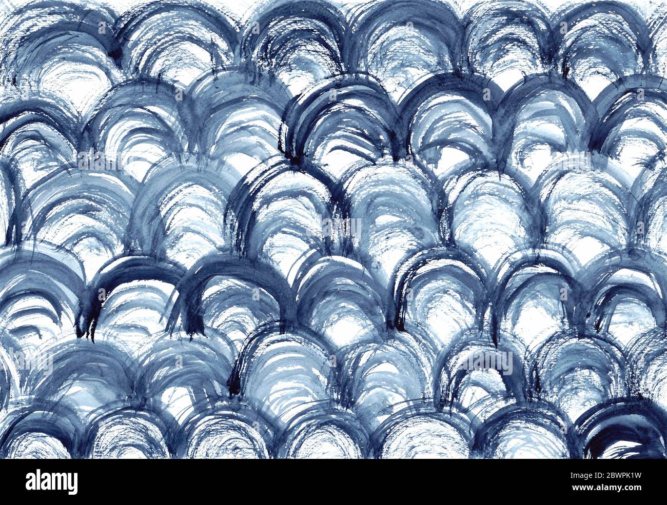 Blue brushstroke texture background. Abstract watercolor hand painting ...