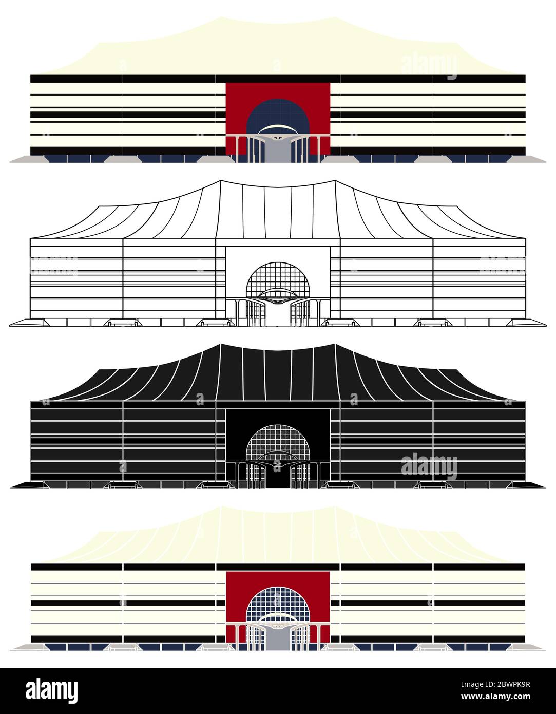 Al bayt stadium hi-res stock photography and images - Alamy