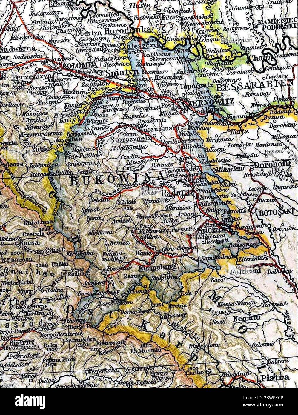 Vintage 1900s map of ukraine hi-res stock photography and images - Alamy