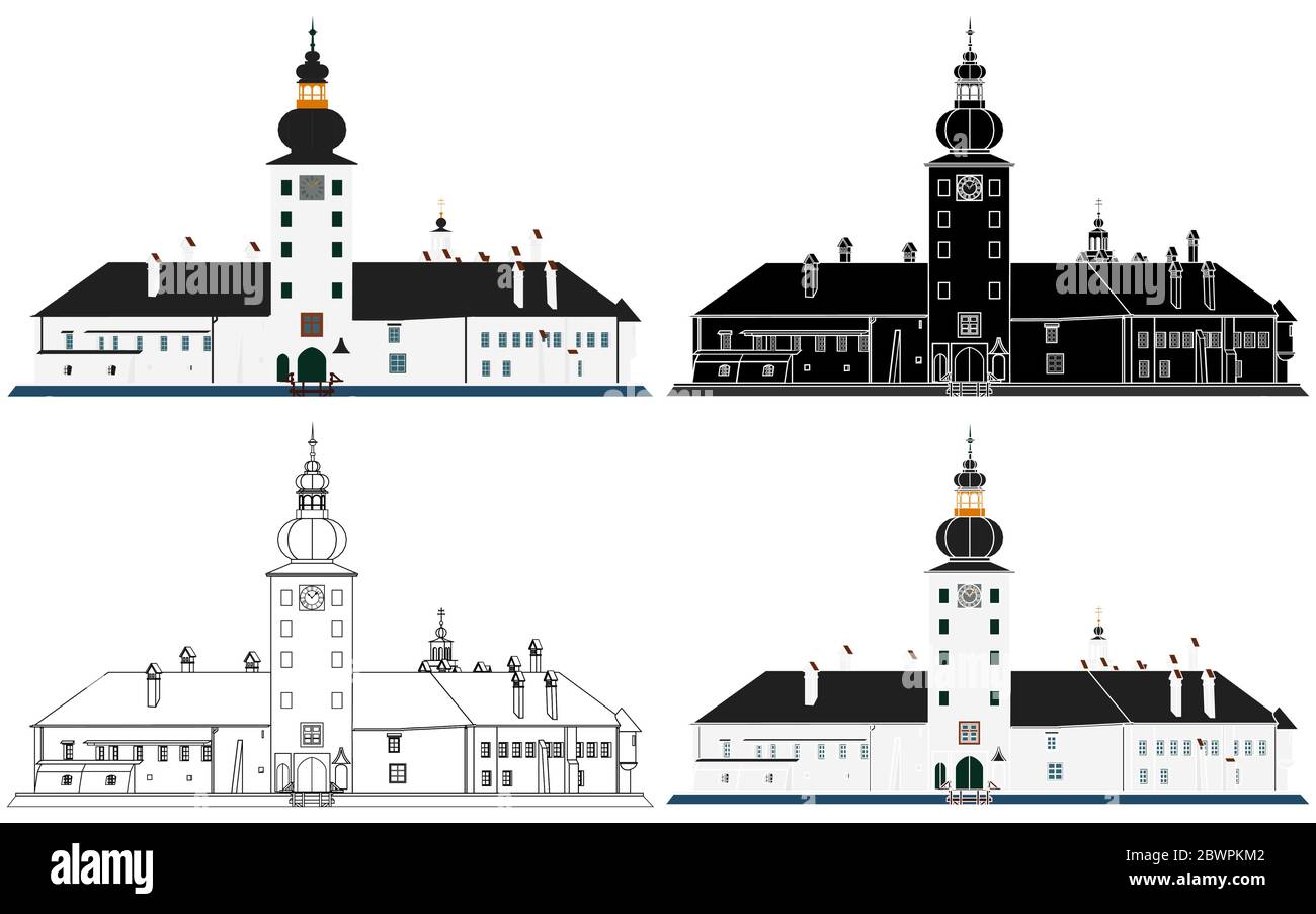 Schloss orth Stock Vector Images - Alamy