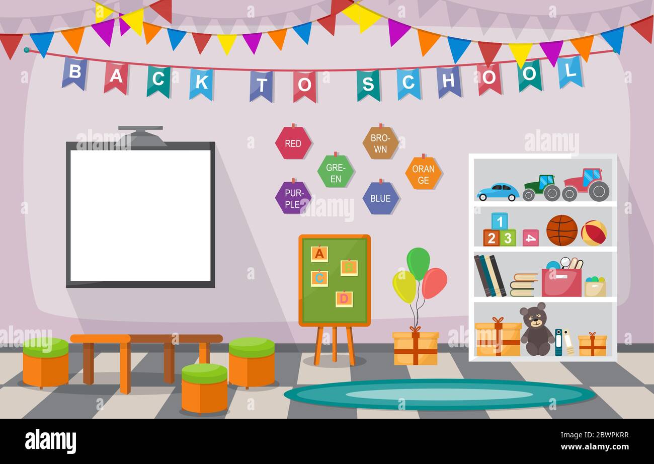 Kindergarten Classroom Background