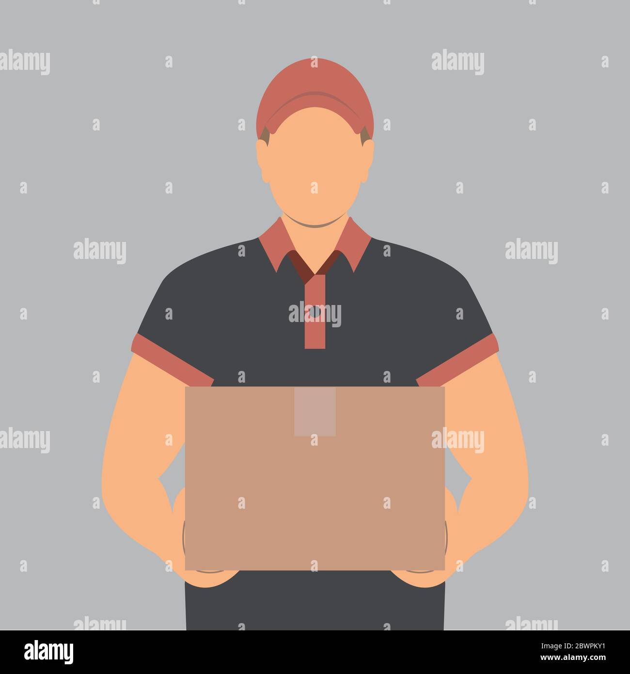 Package arriving at door hi-res stock photography and images - Alamy